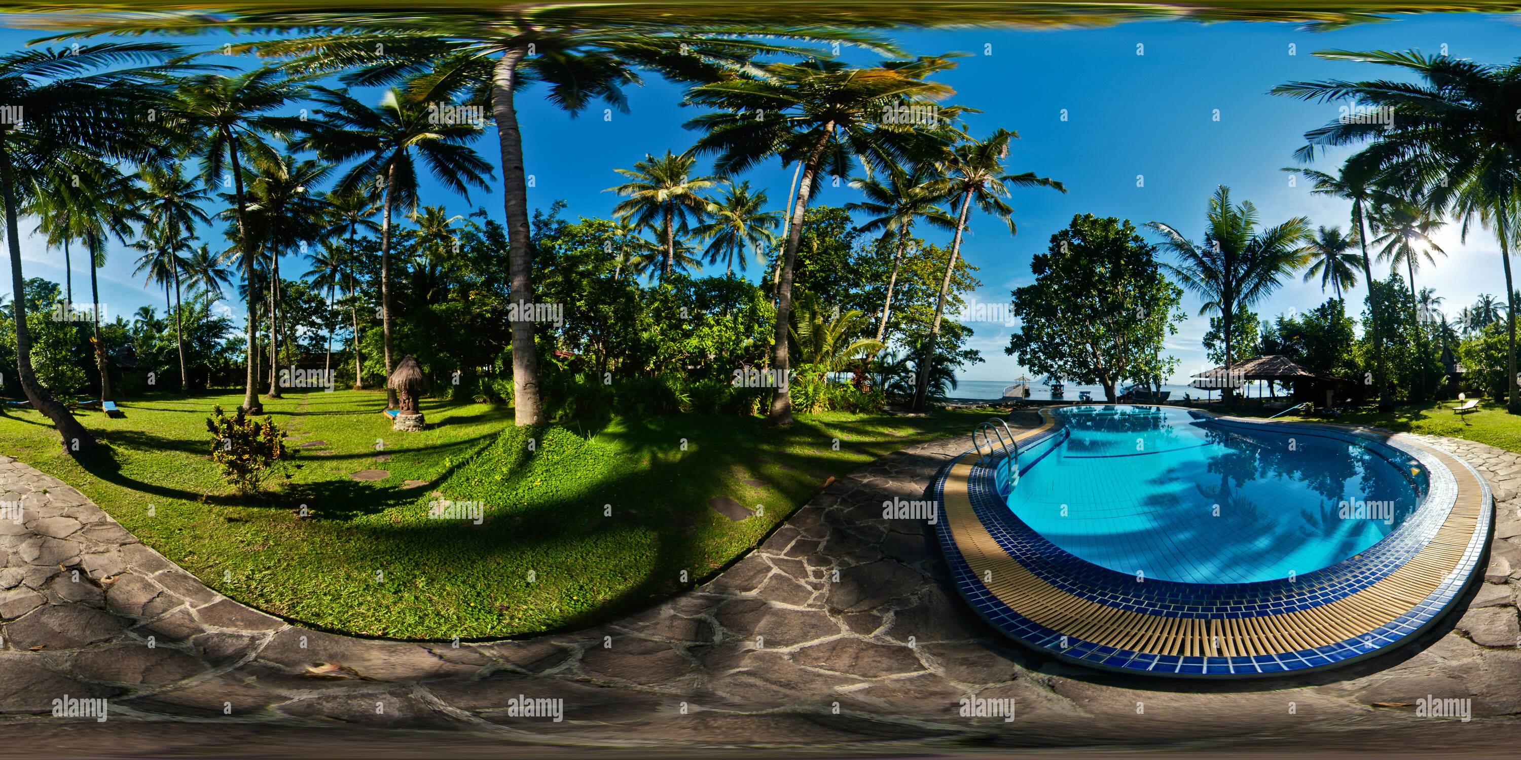360° view of Celebes Divers Pool - Alamy