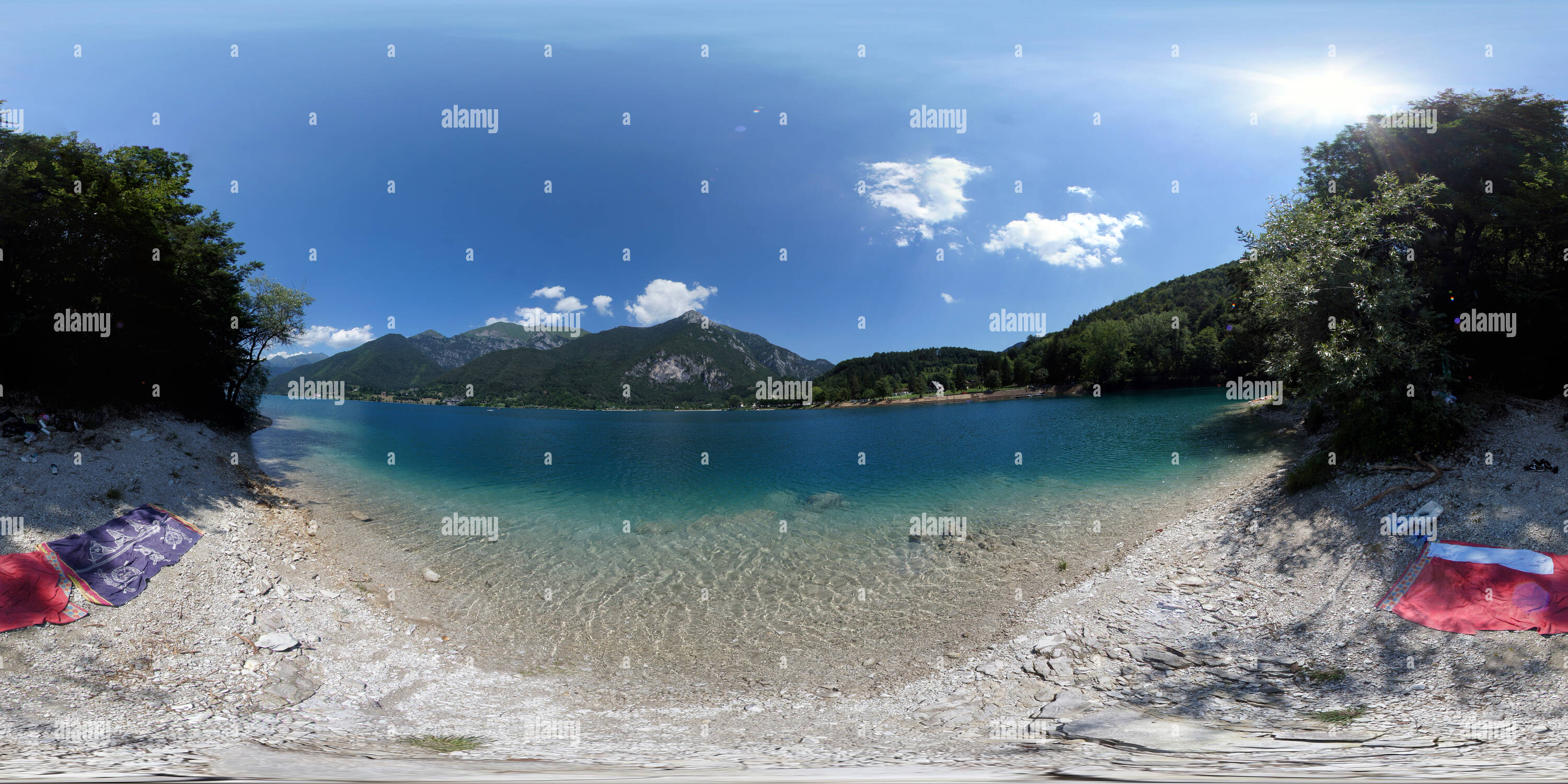 360° view of Italy Trentino Lago Di Ledro - Alamy