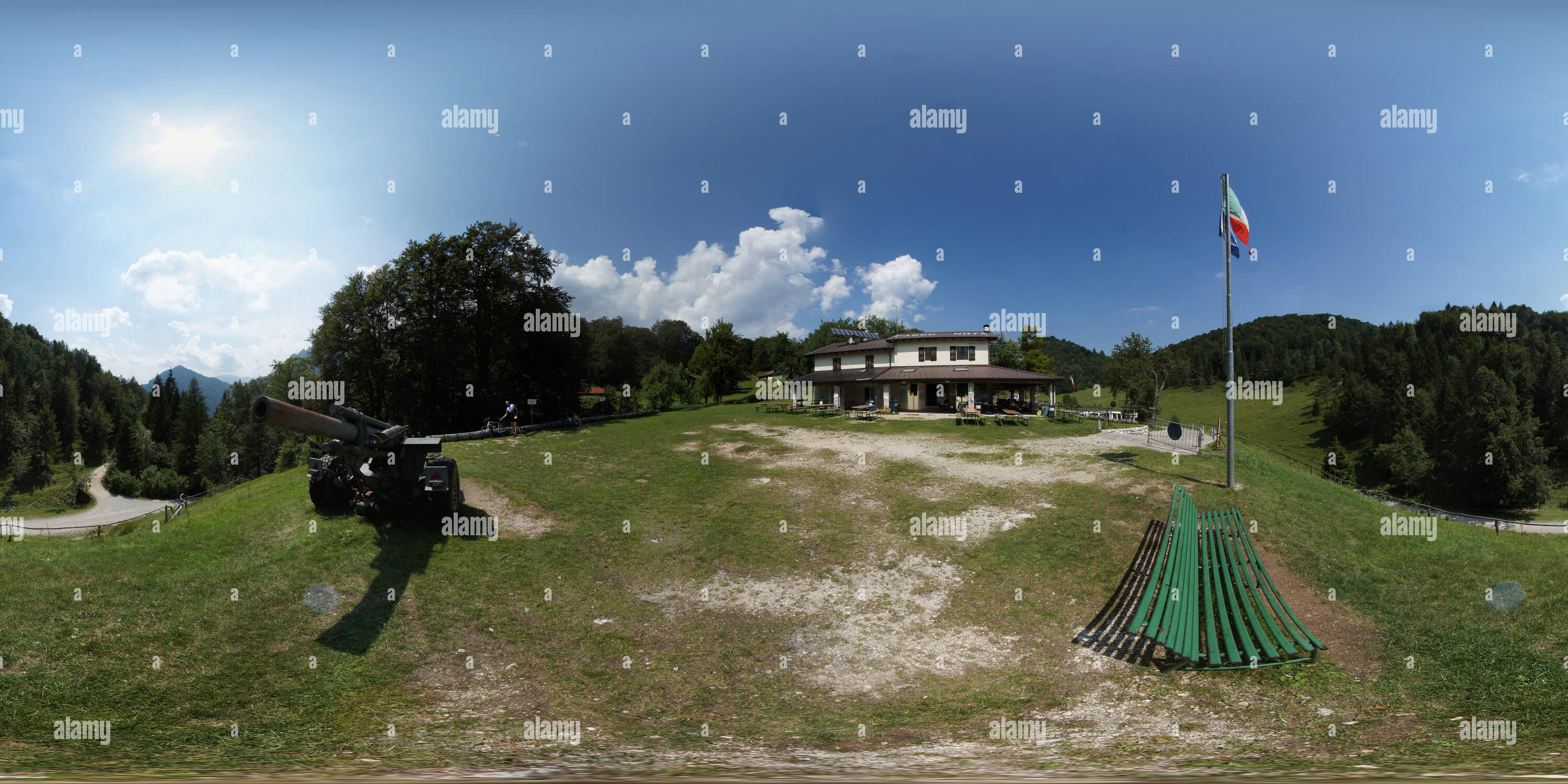 360° view of Italy Lombardia Passo Nota Cannon - Alamy