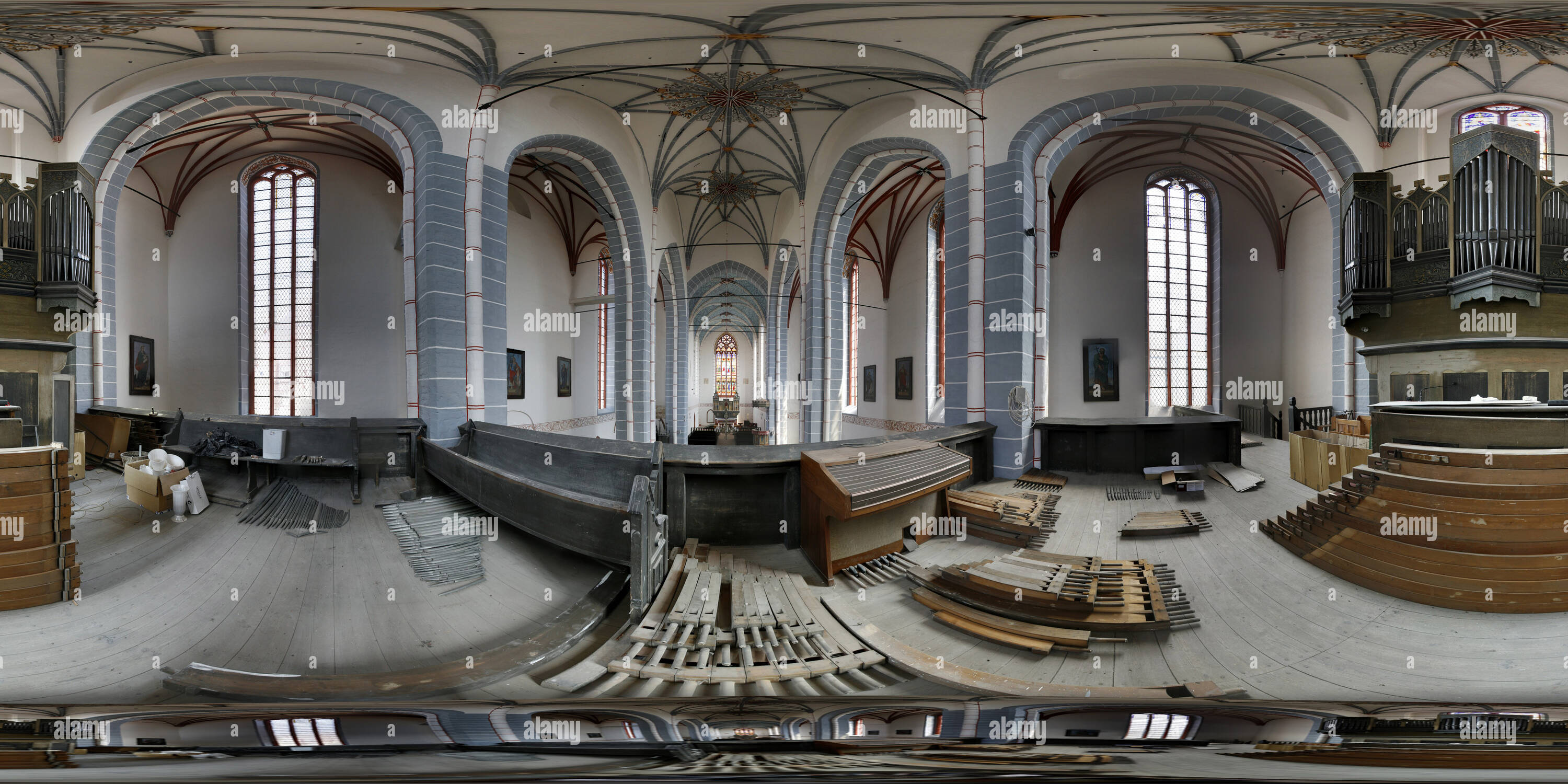 360° view of Gymnasial Church in Chelmno - Alamy