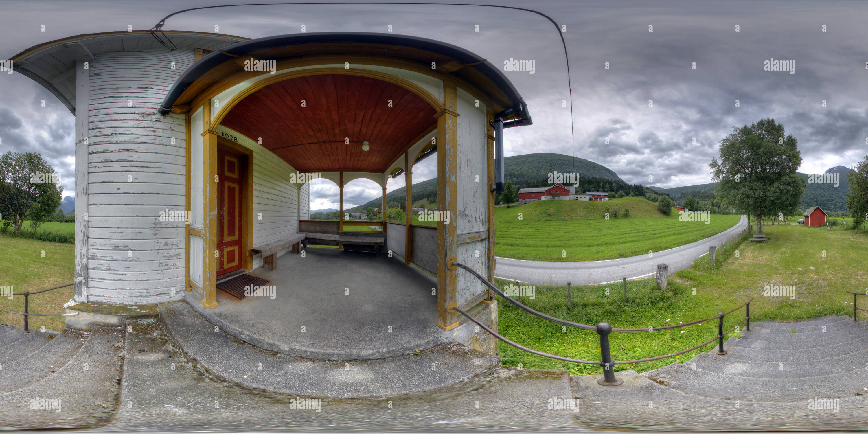 360° view of Old house in the Gloppen kommune - outside Byrkjelo - Alamy