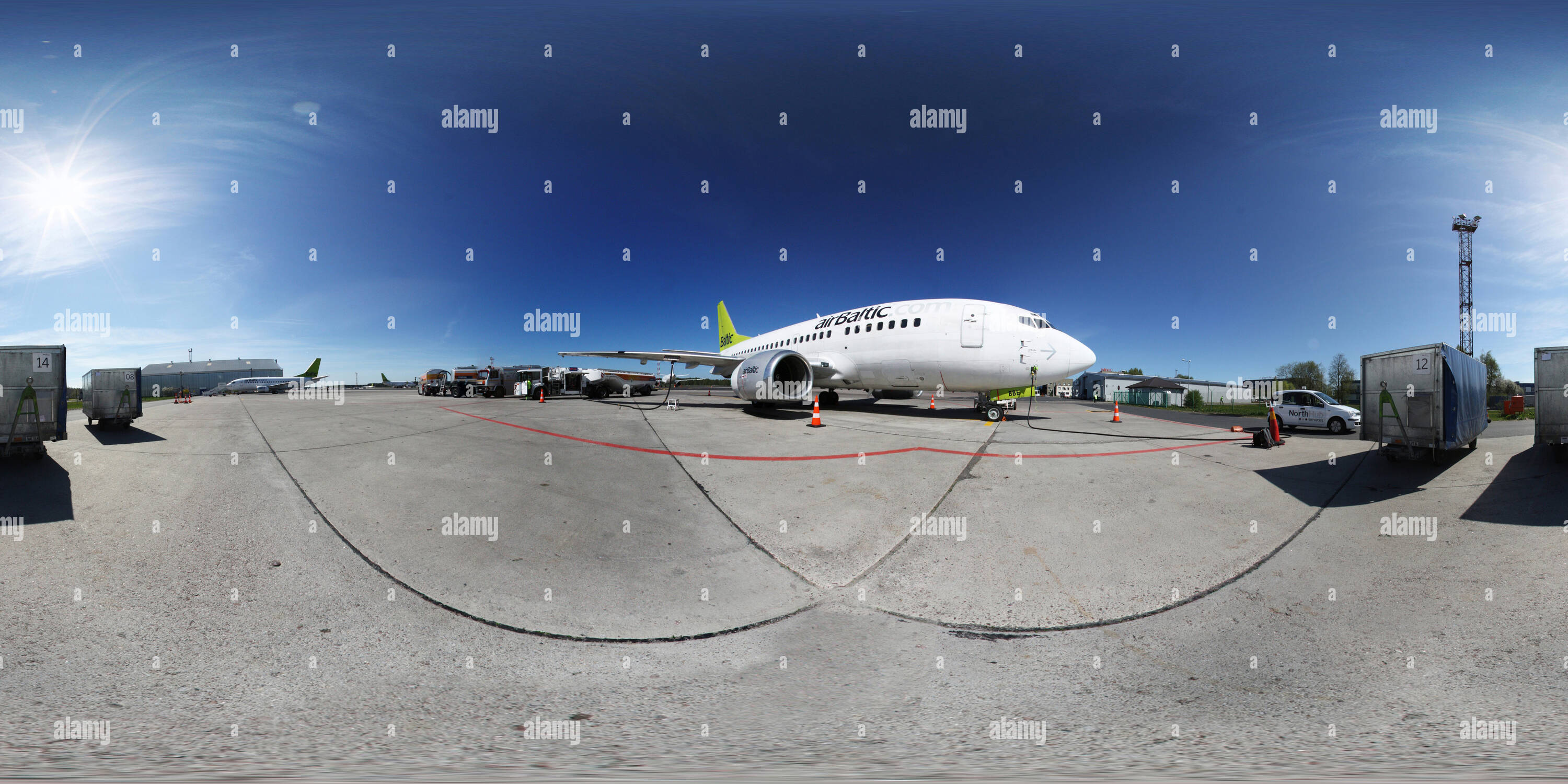 360° view of Boeing 737 aircraft - Alamy