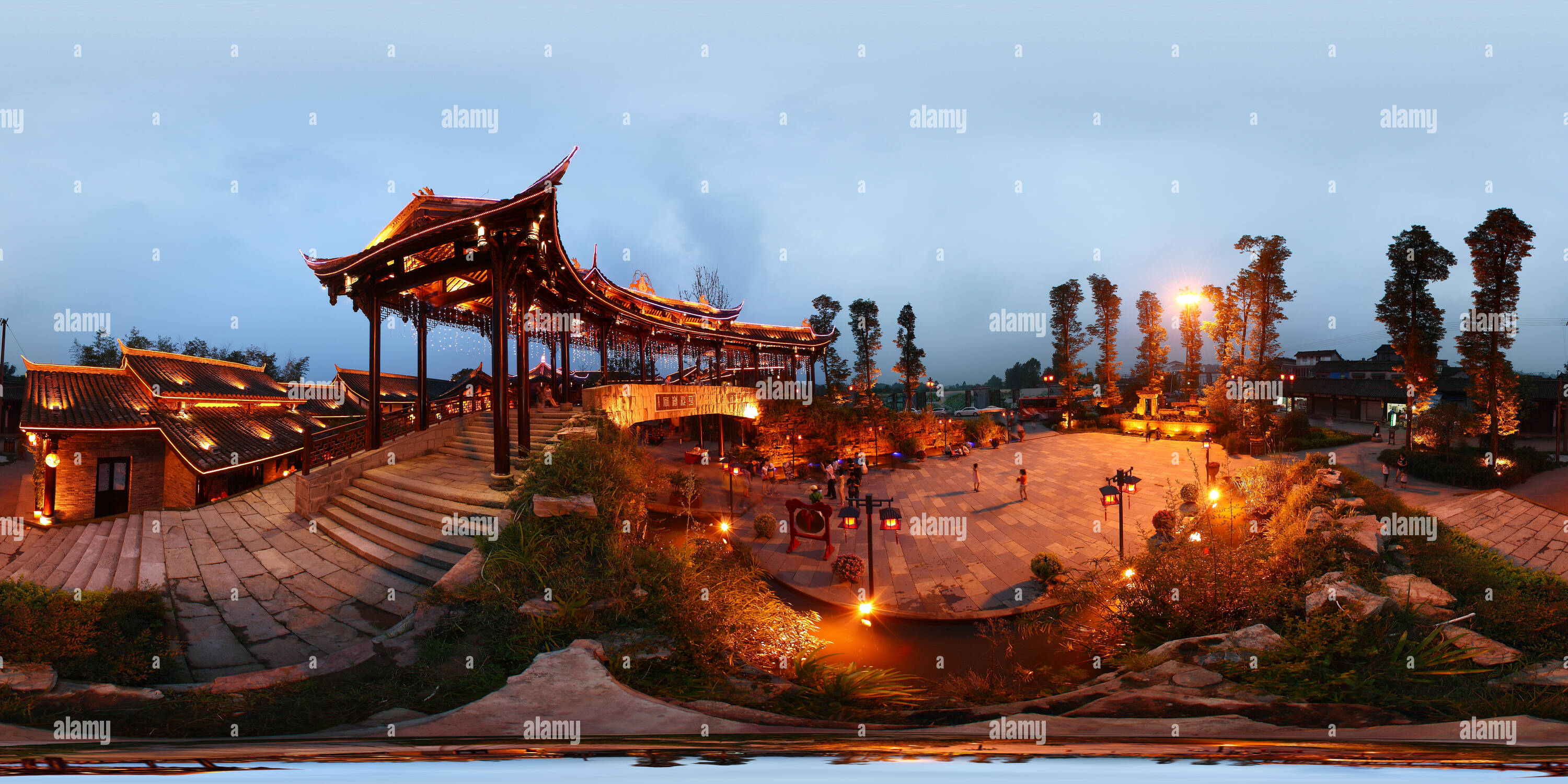 360° view of 2011-17-29 Chengdu Pingle Town - Volume -9 - Alamy