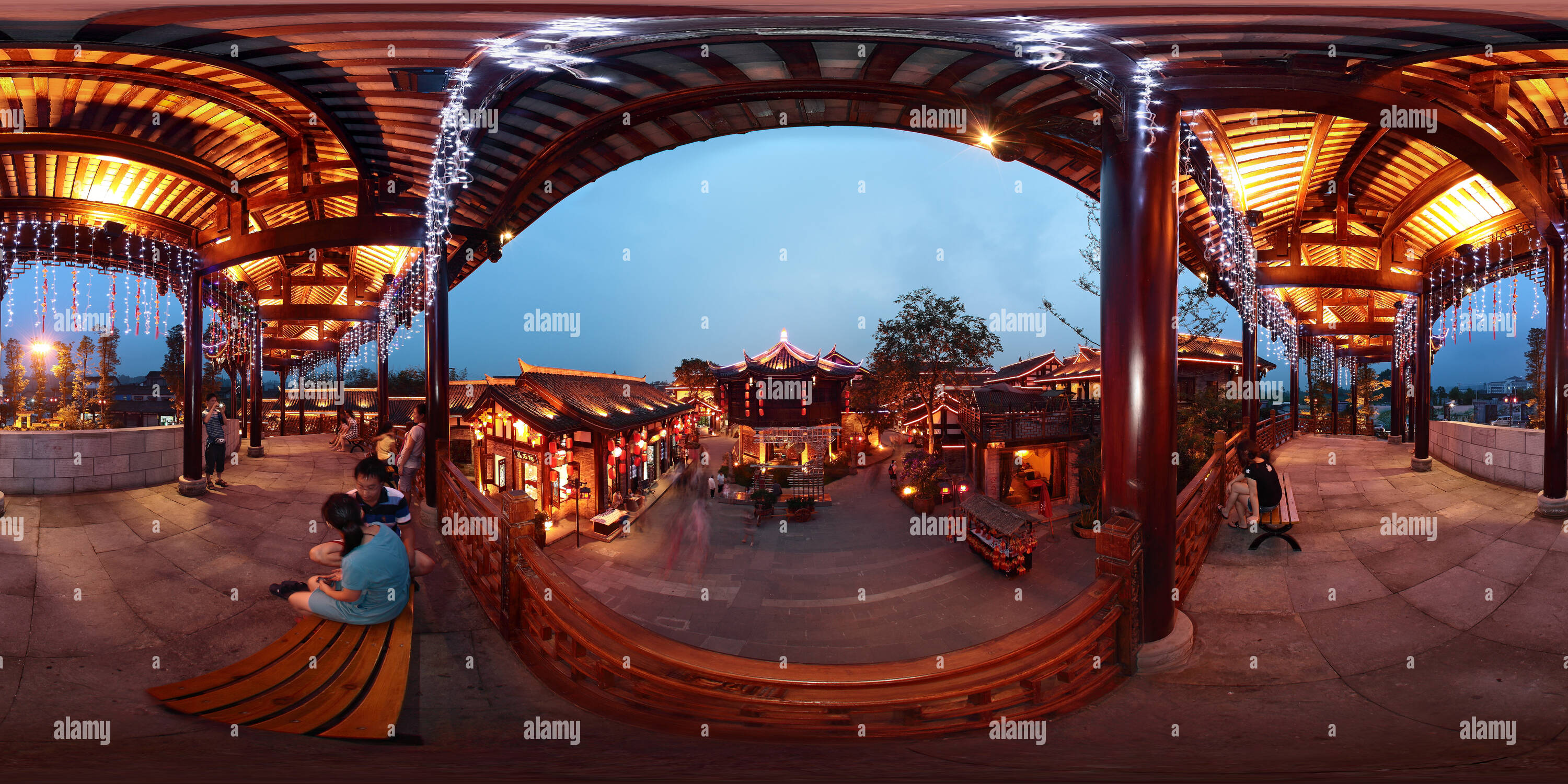 360° view of 2011-17-29 Chengdu Pingle Town - Volume -10 - Alamy