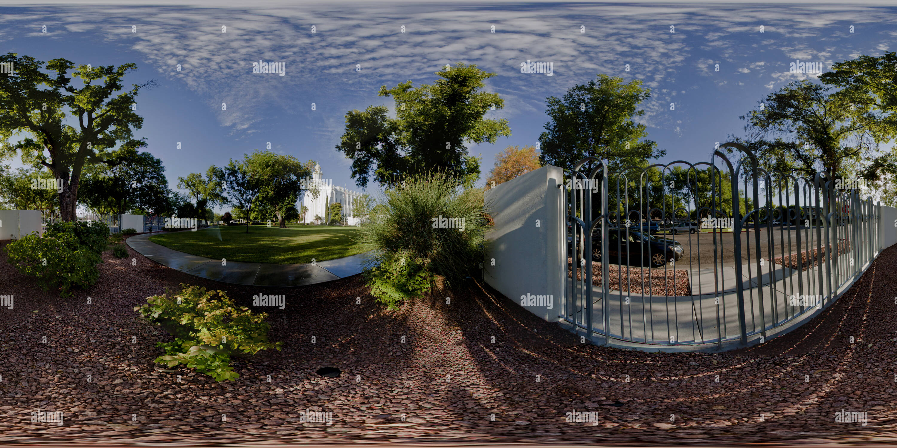 360° view of St. George Temple Perspective, St. George, Utah USA - Alamy