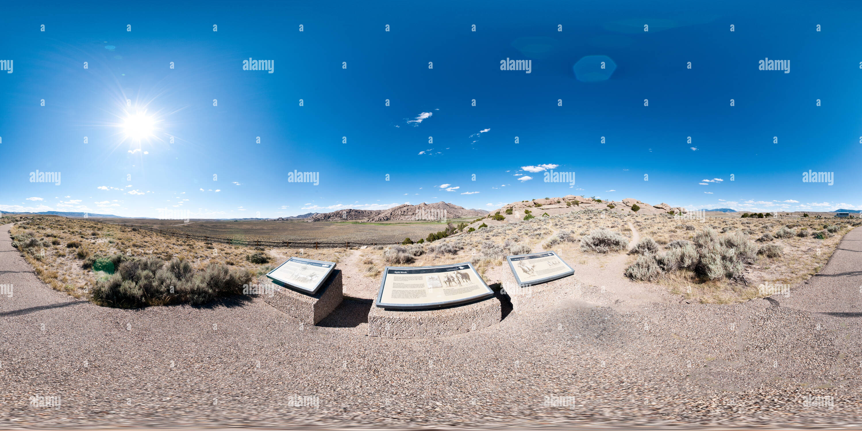 360° view of Split Rock Pony Express station - Alamy