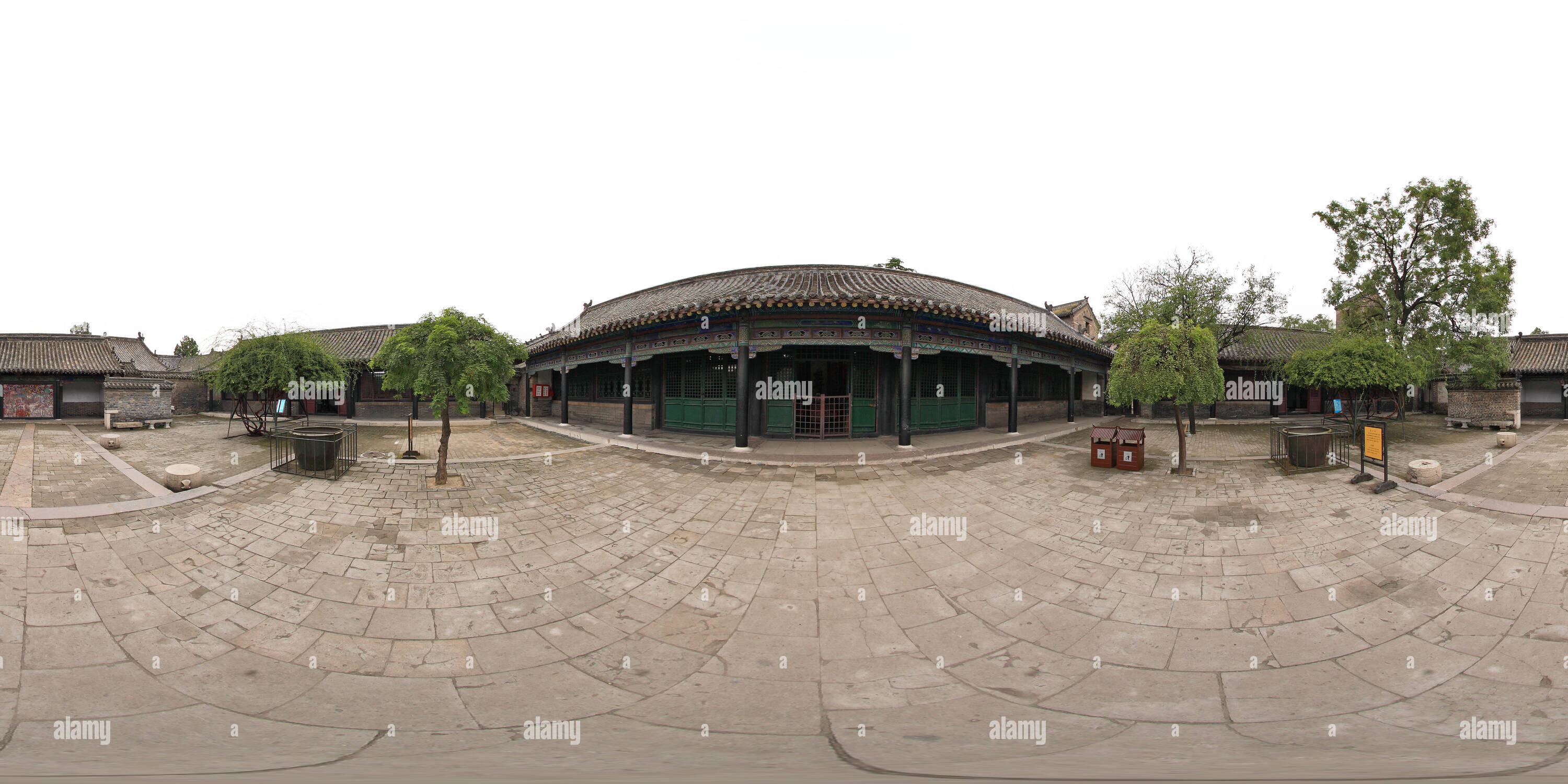 360° view of Confucius Temple in Qufu, Shandong Province - before the ...
