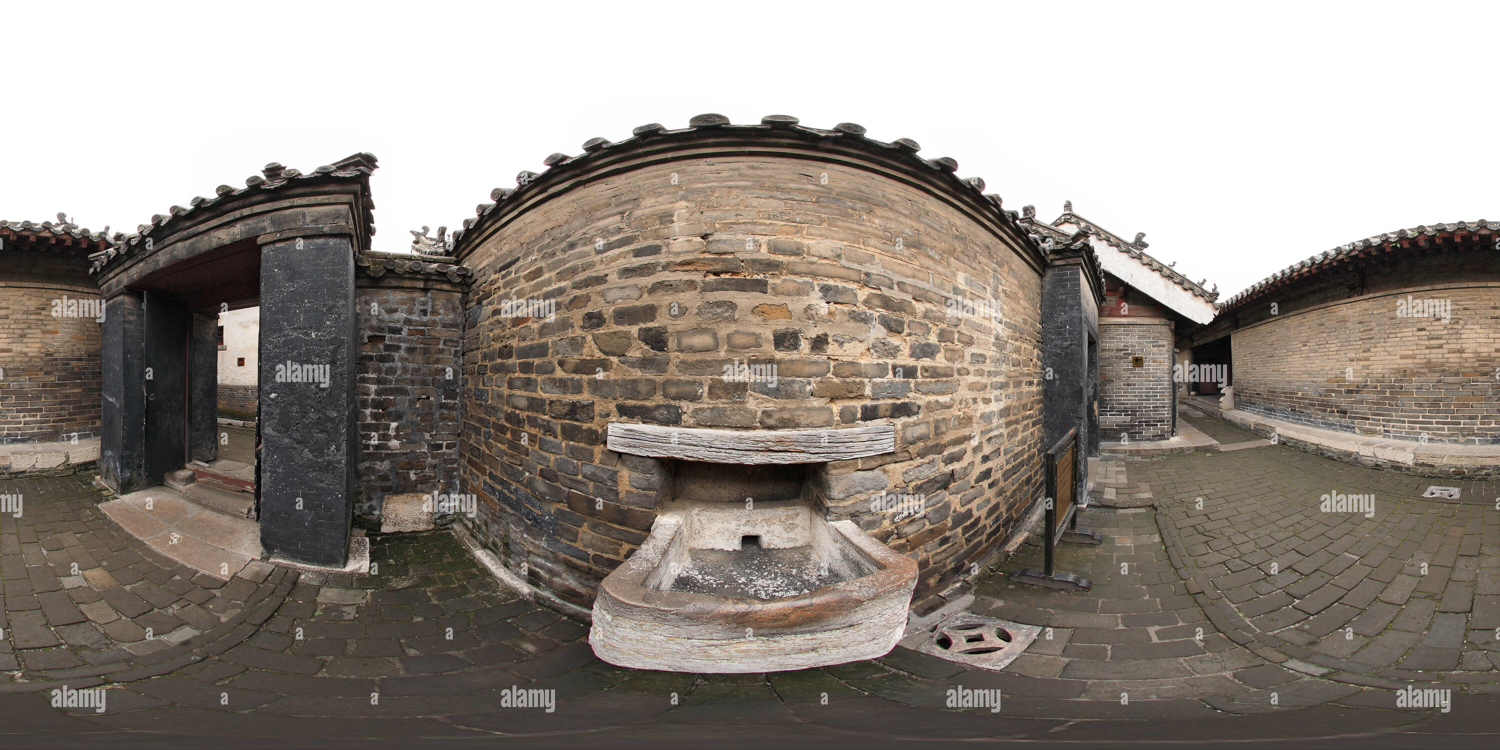 360° view of Confucius Temple in Qufu, Shandong Province - rock flow ...
