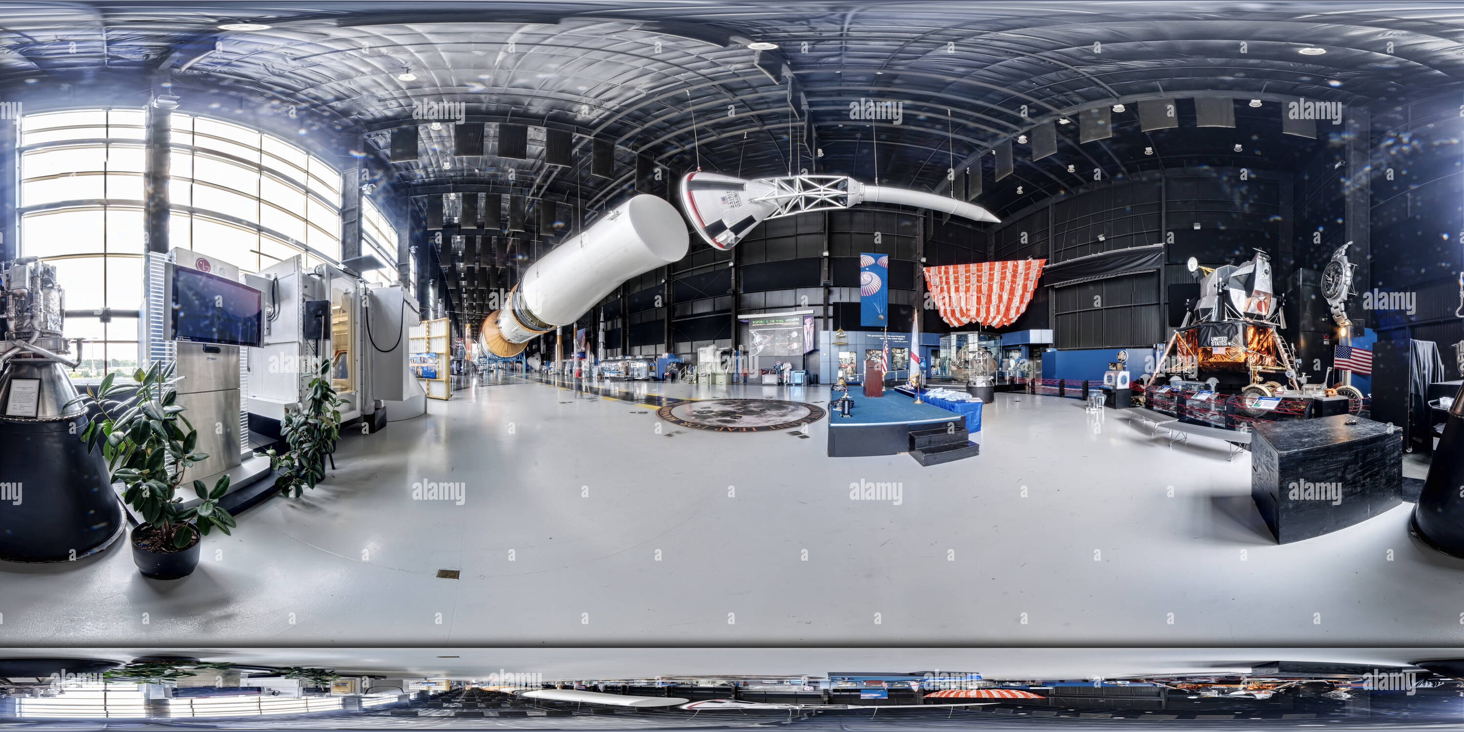 360° view of US Space & Rocket Center, Huntsville Alabama - Alamy