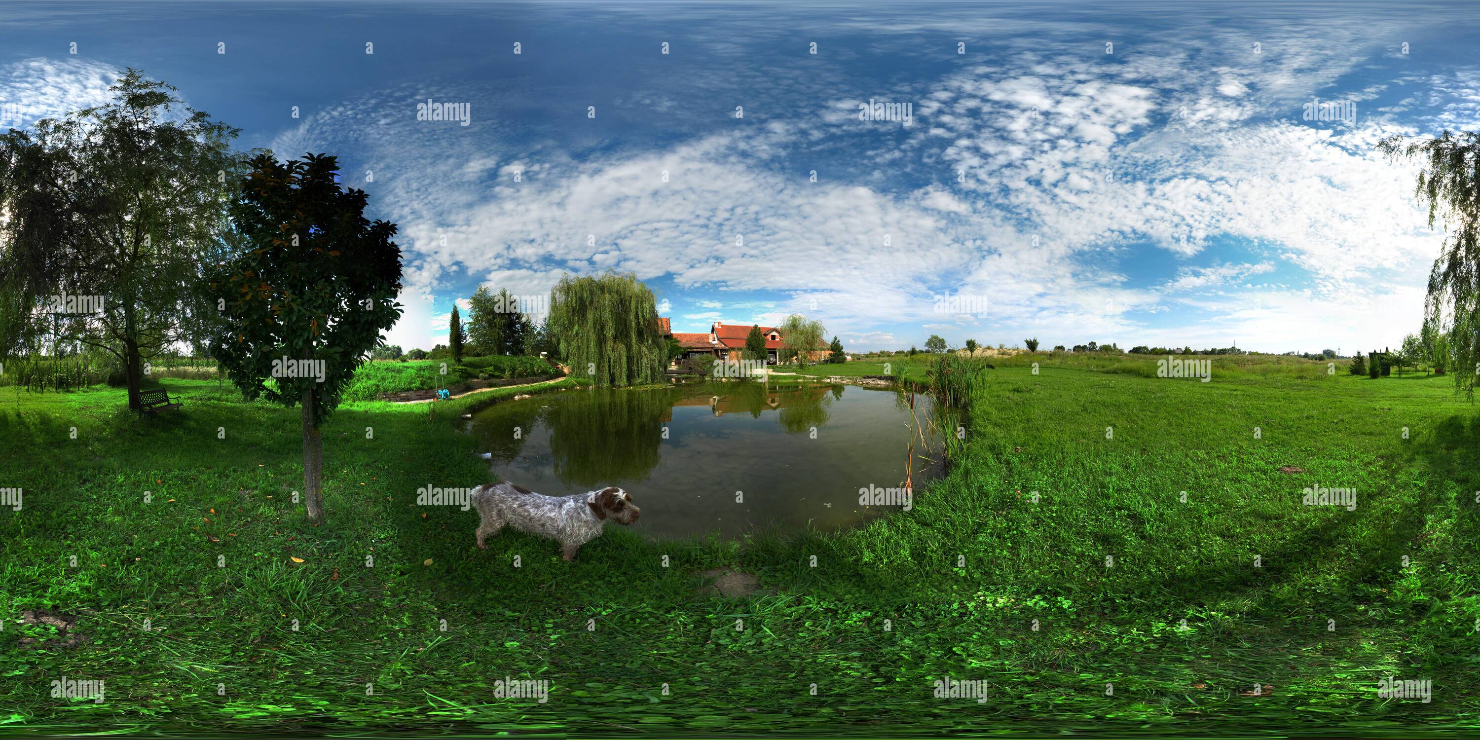 360° view of House by the lake 3 - Alamy