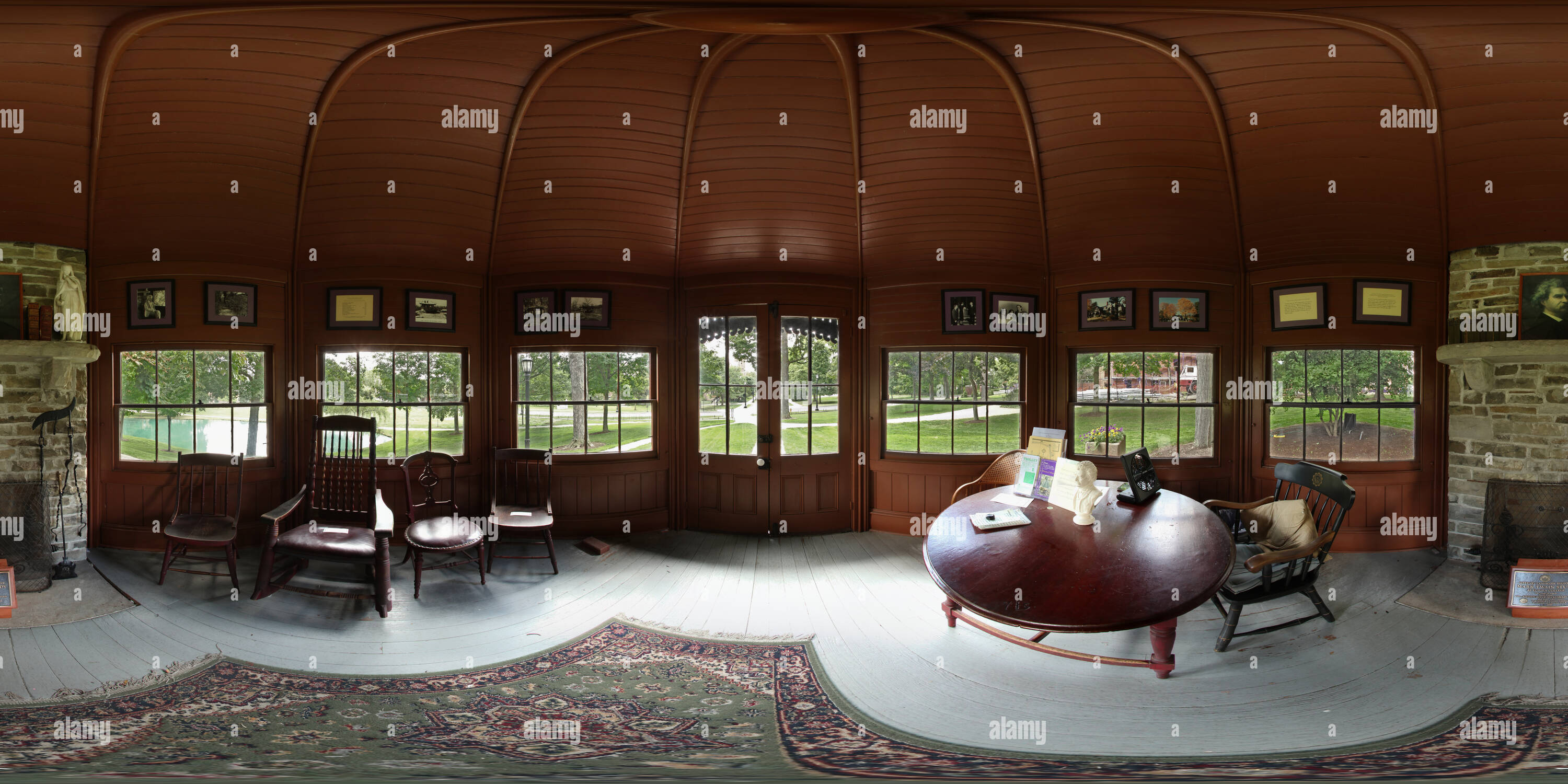 360° view of Mark Twain Study, Inside - Alamy