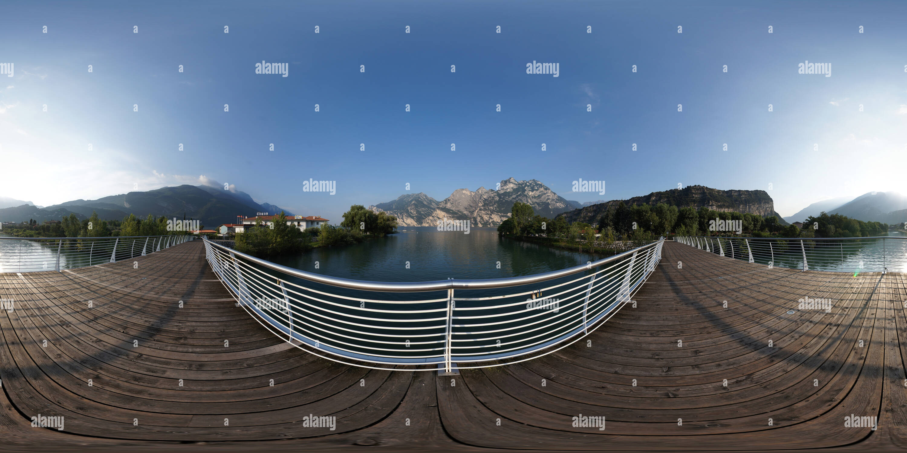 360° view of Italy Trentino Torbole Ponte Sarca - Alamy