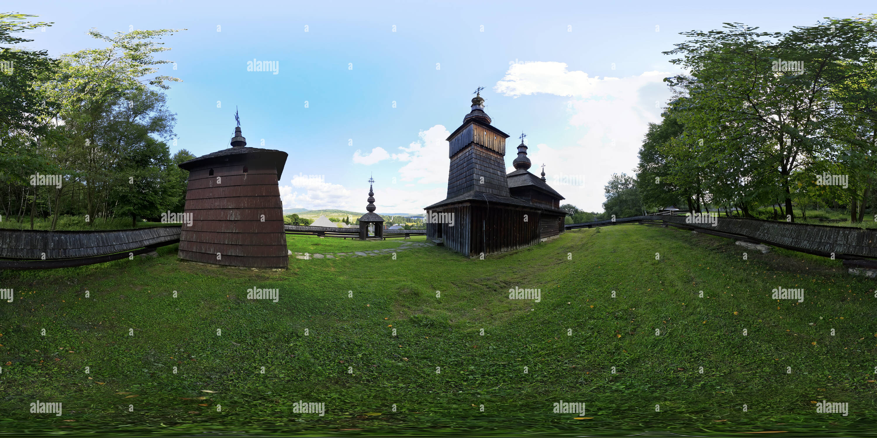 360° view of Svidnik Open Air Ethnographic Exposition -a precious ...