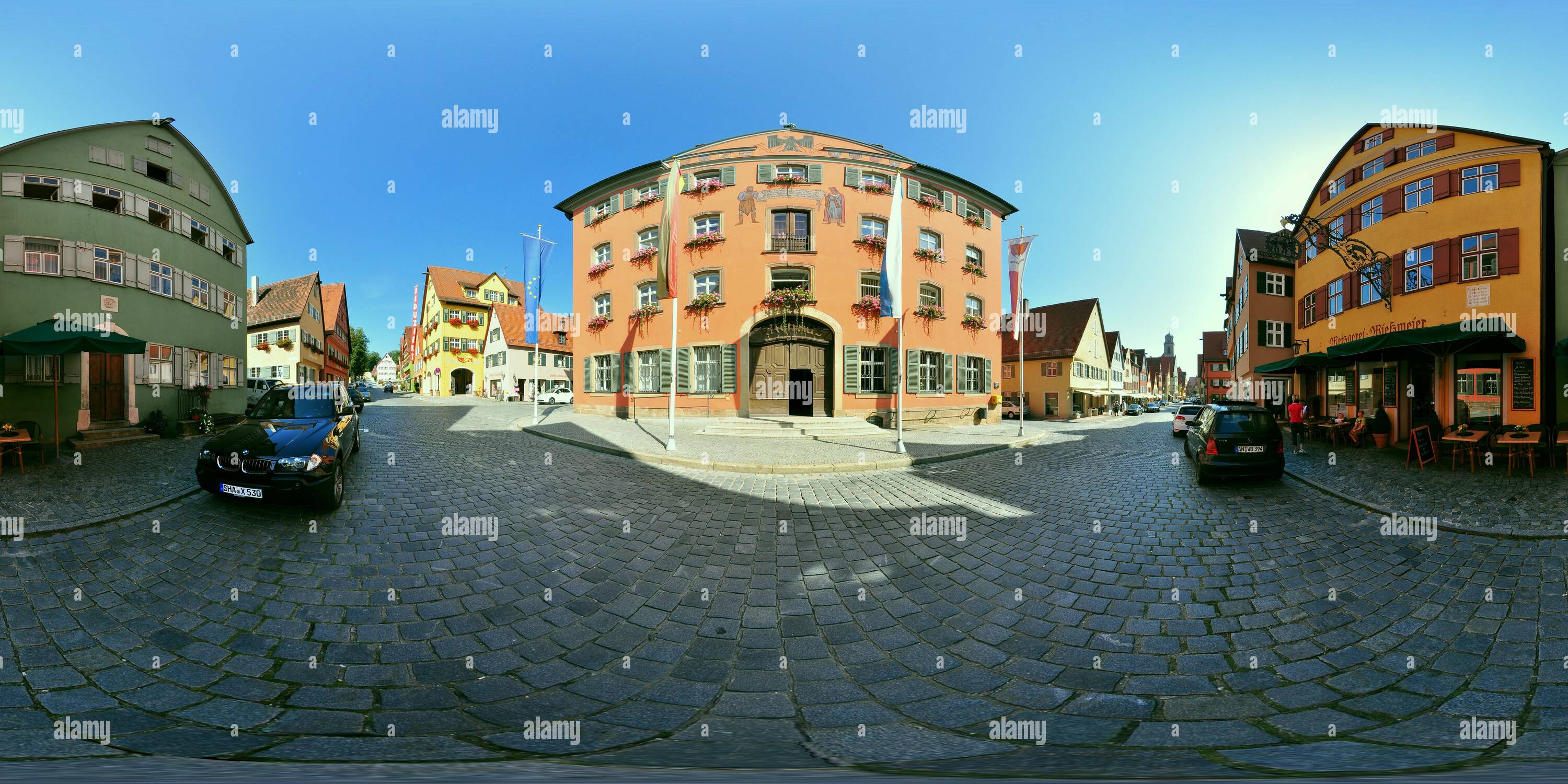 360° view of Dinkelsbühl - Rathaus - Alamy