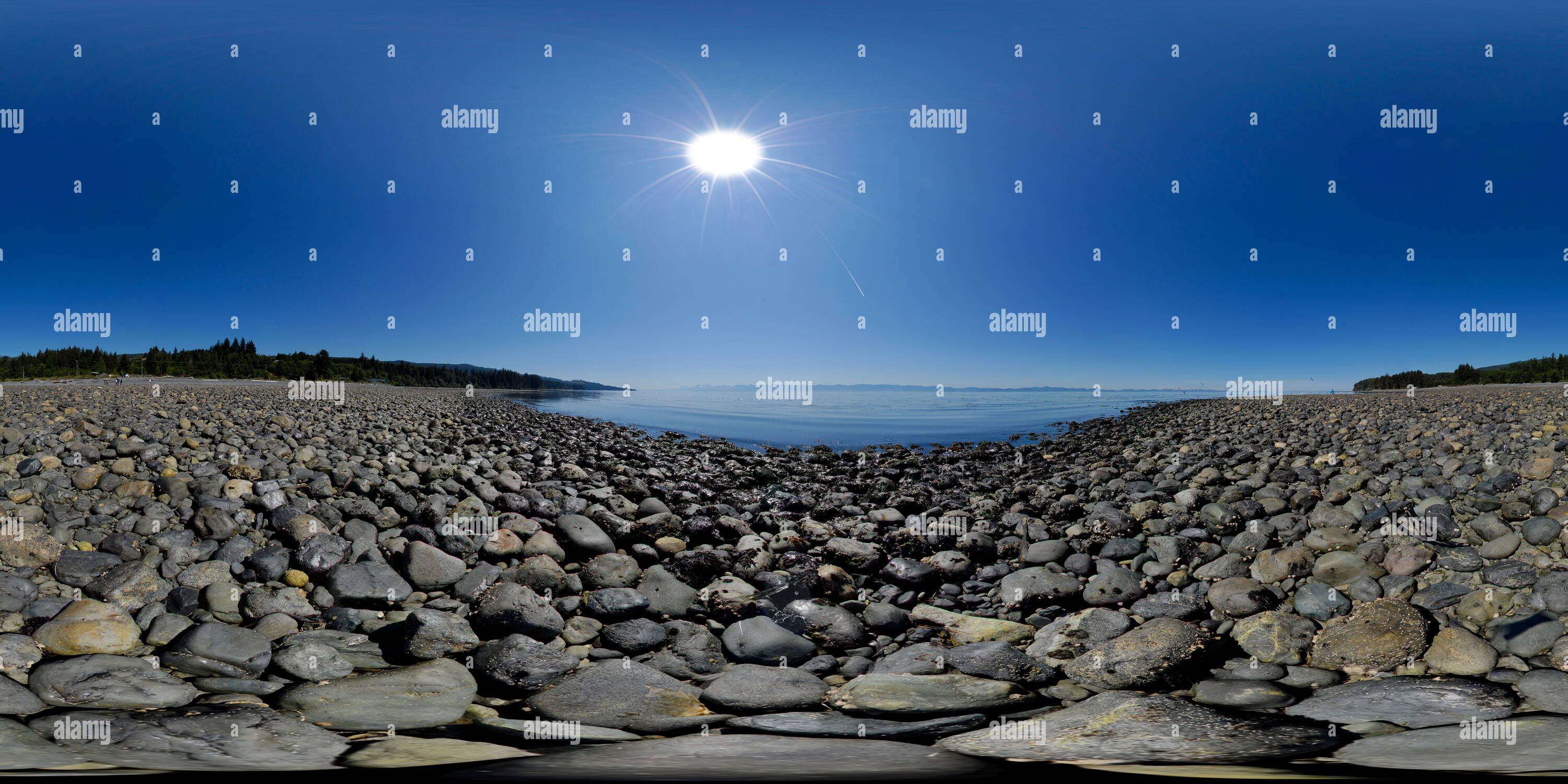360° view of Jordan River, Vancouver Island - Alamy