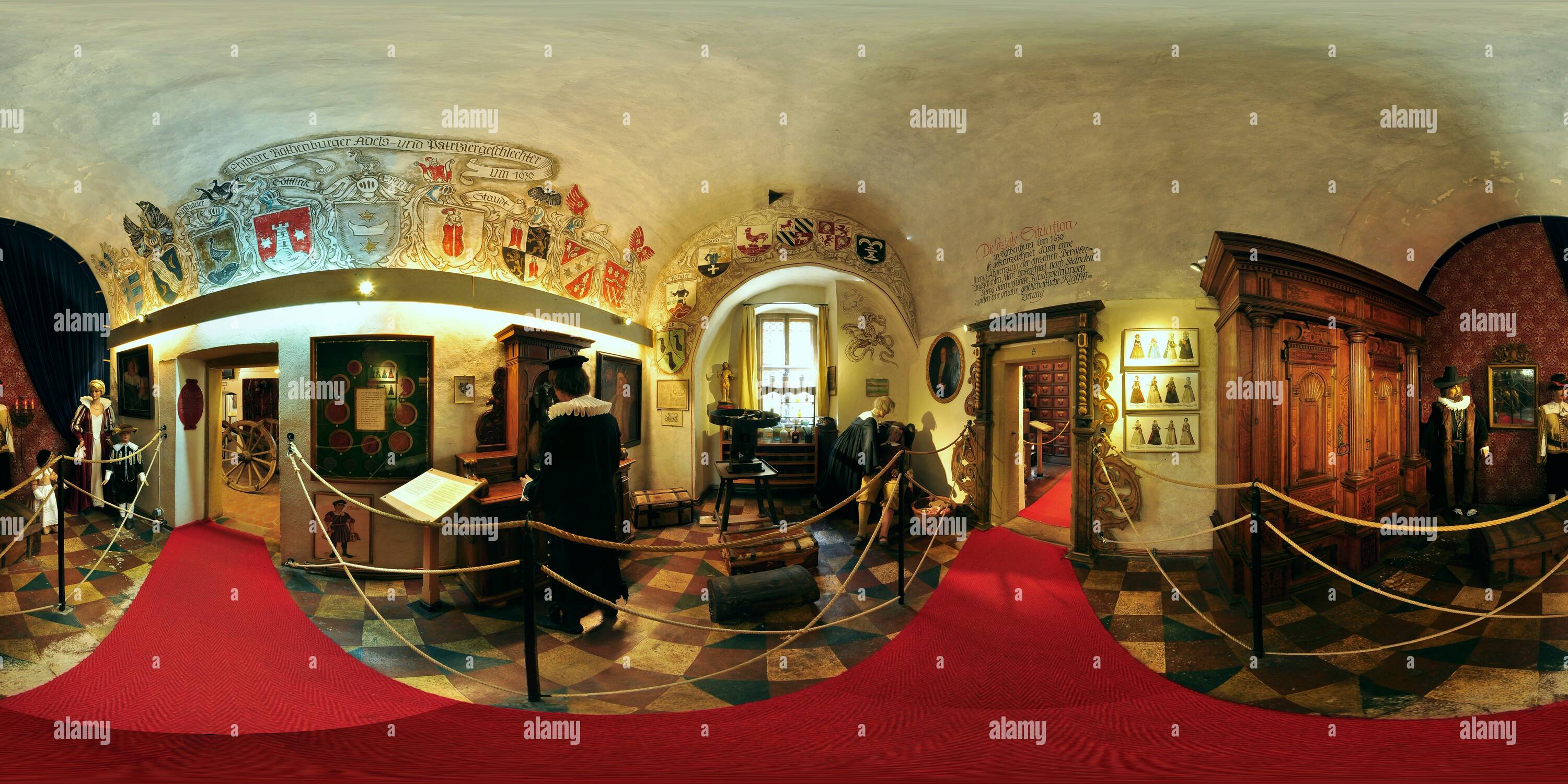 360° view of Rothenburg ob der Tauber - Museum im Rathaus - Alamy