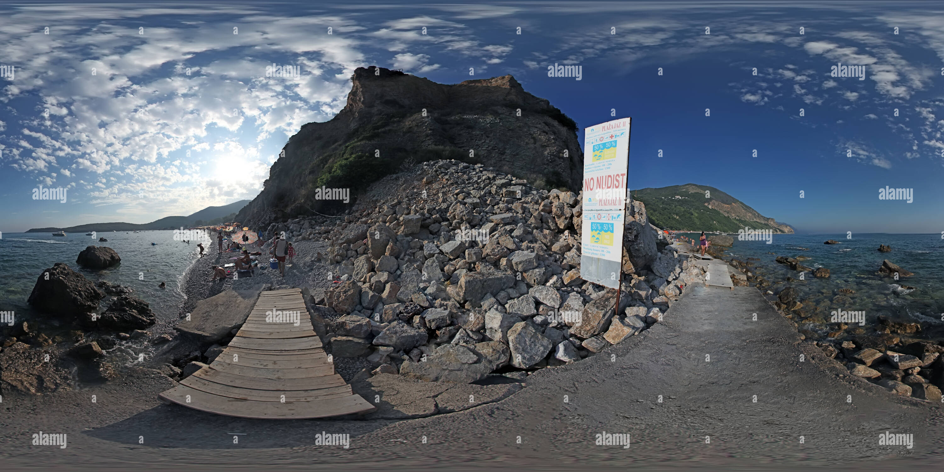 Jaz beach montenegro hi-res stock photography and images - Alamy