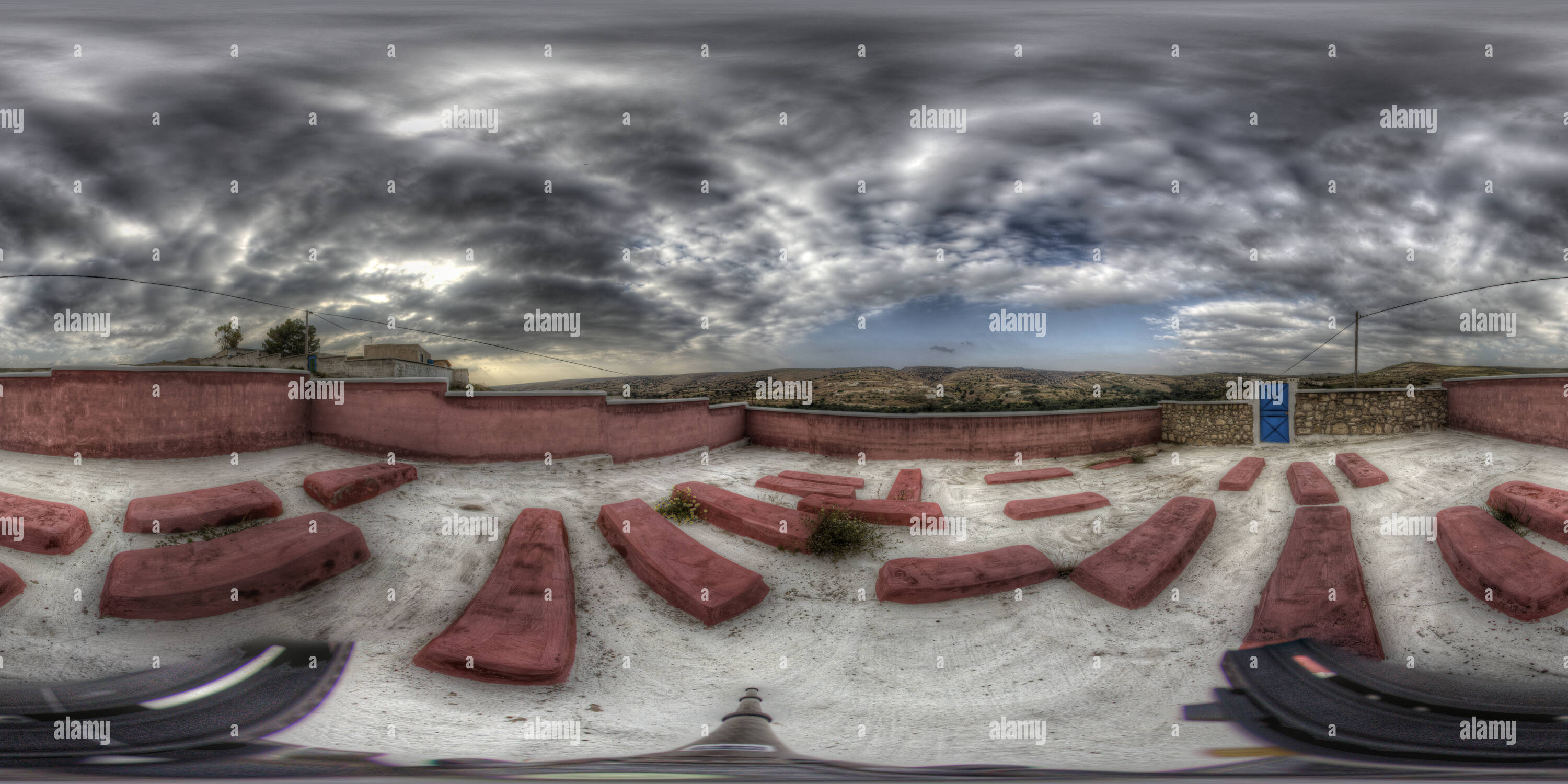 360° view of Ait Bayoud Cemetery Pano - Alamy