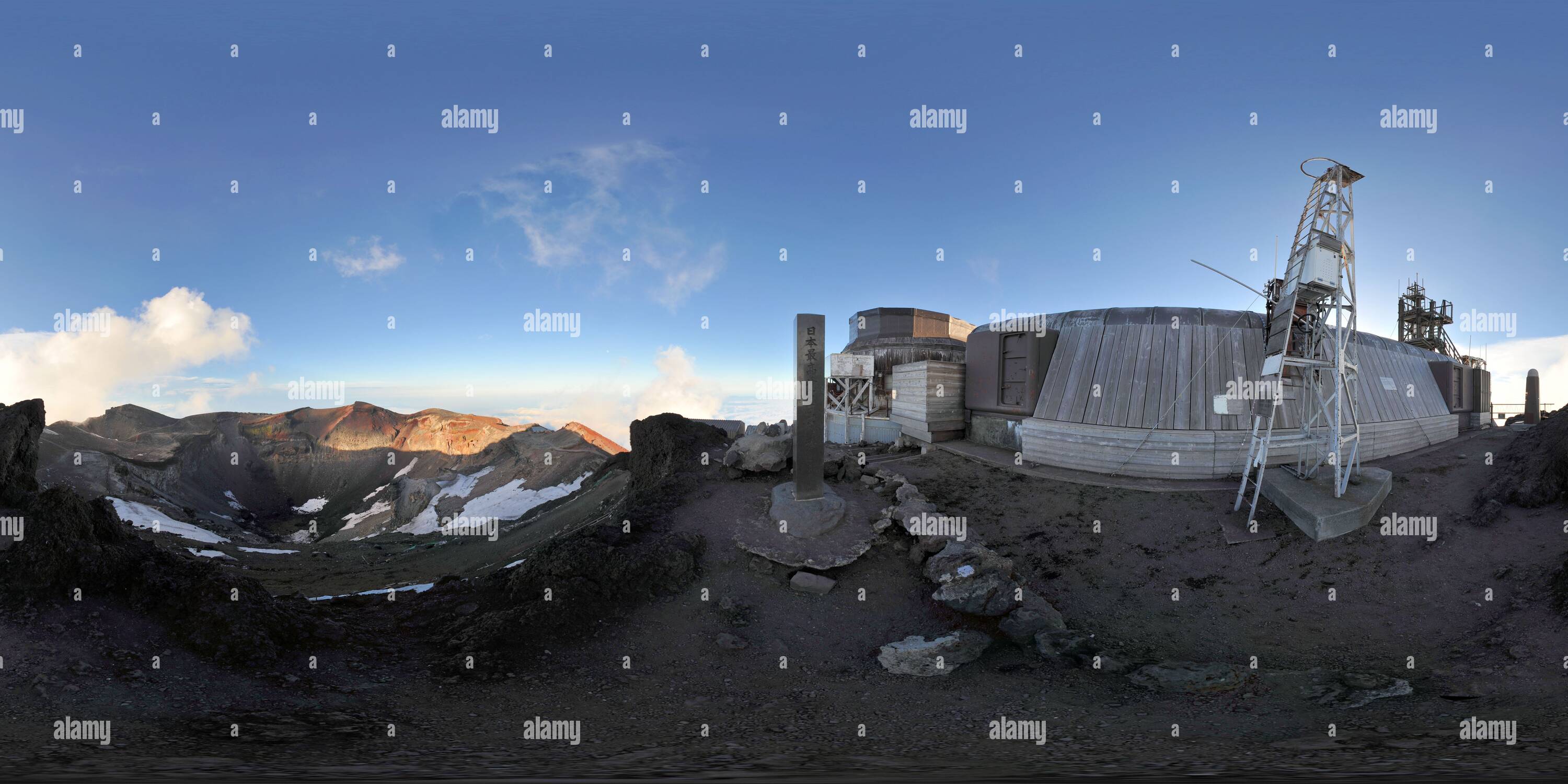 360° view of Summit of Mt.Fuji - Alamy