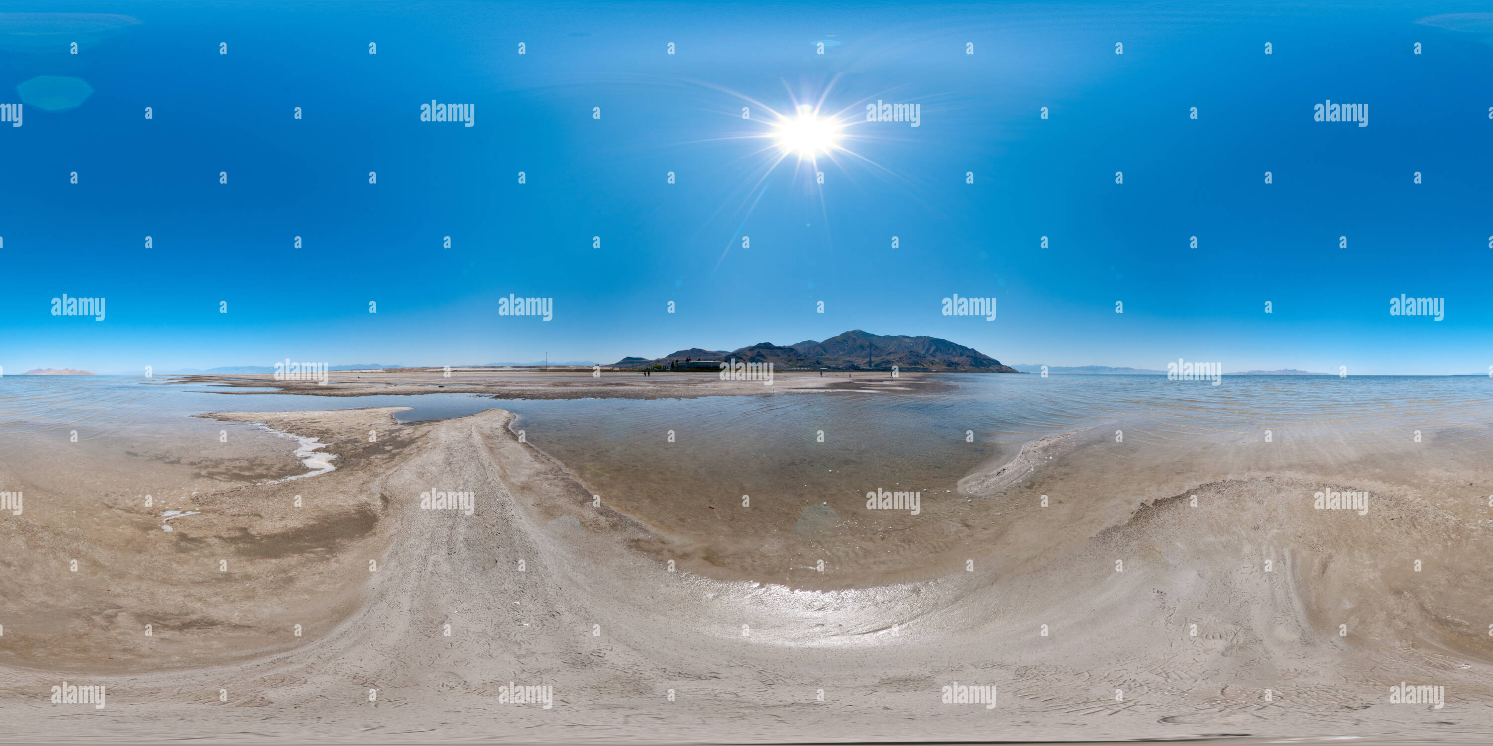 360° view of Salt Air and Great Salt Lake - Alamy