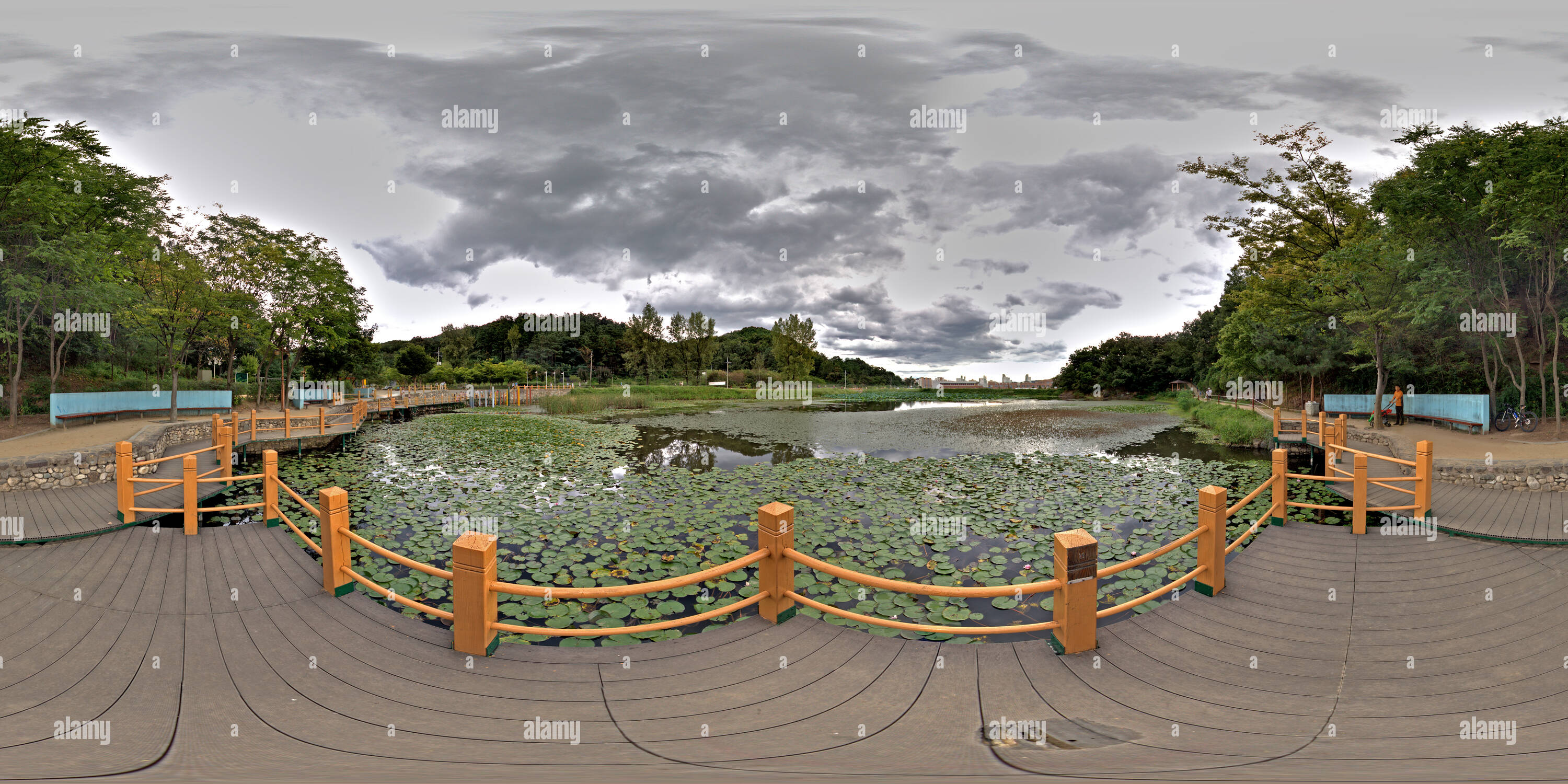 360° view of Unamji Waterside Park - Alamy