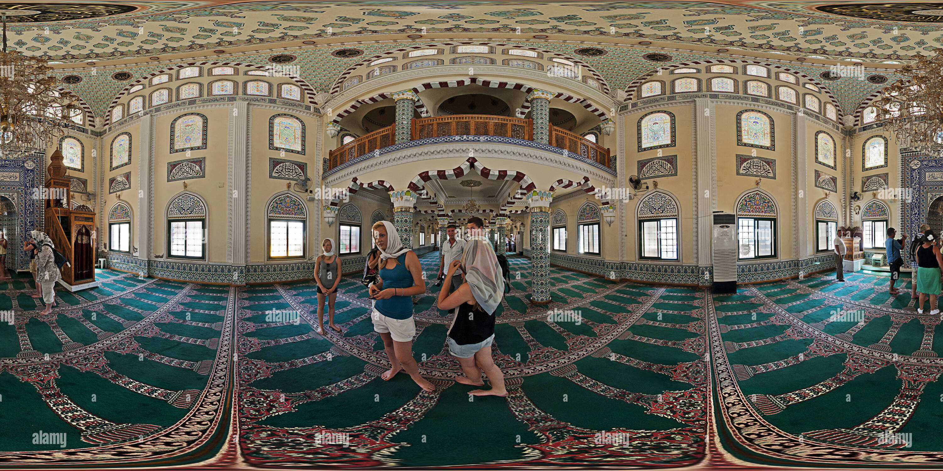 360° view of Izmir - interior of Fatih Mosque - Alamy