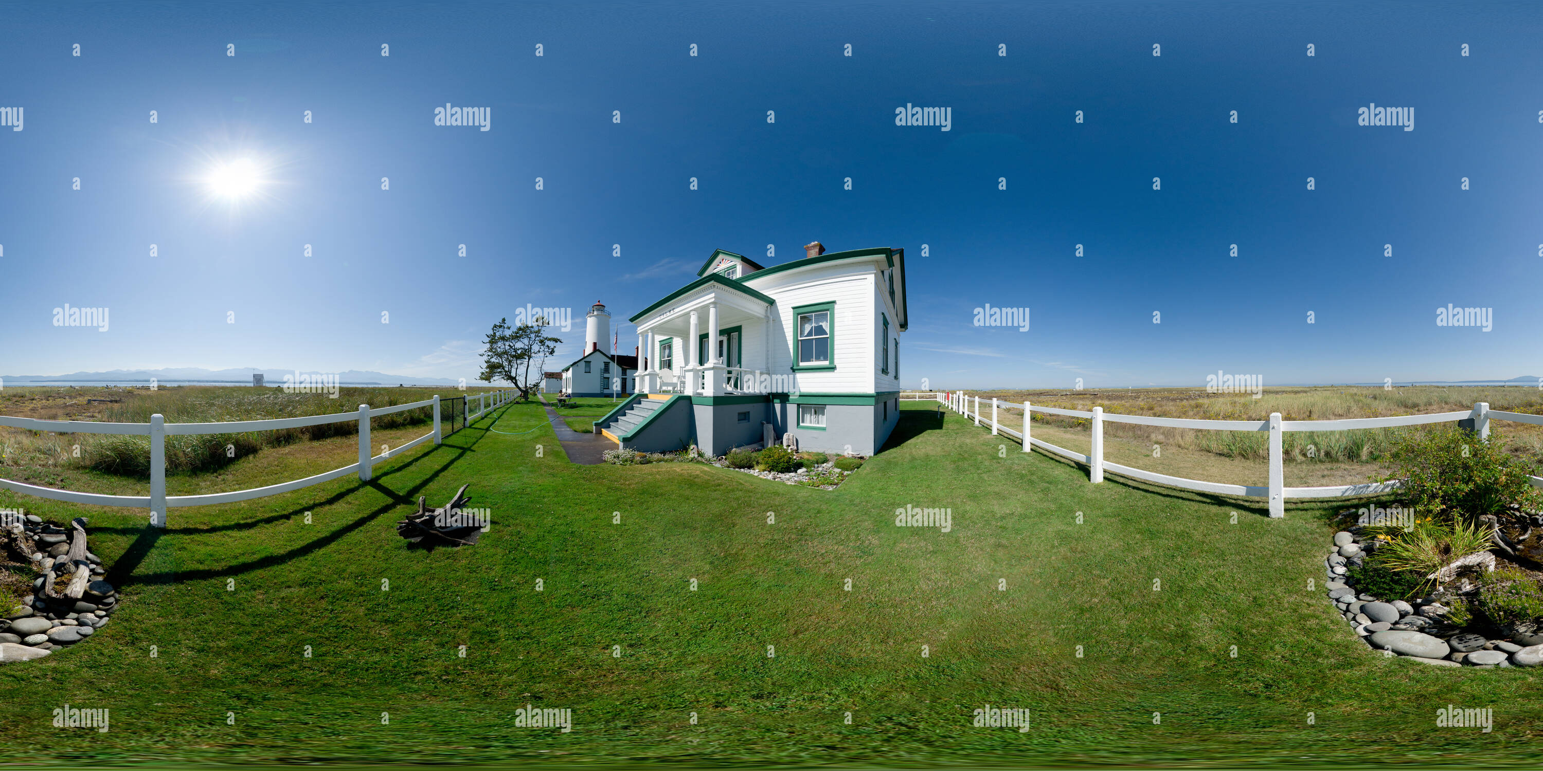 360° view of New Dungeness Lighthouse - Alamy