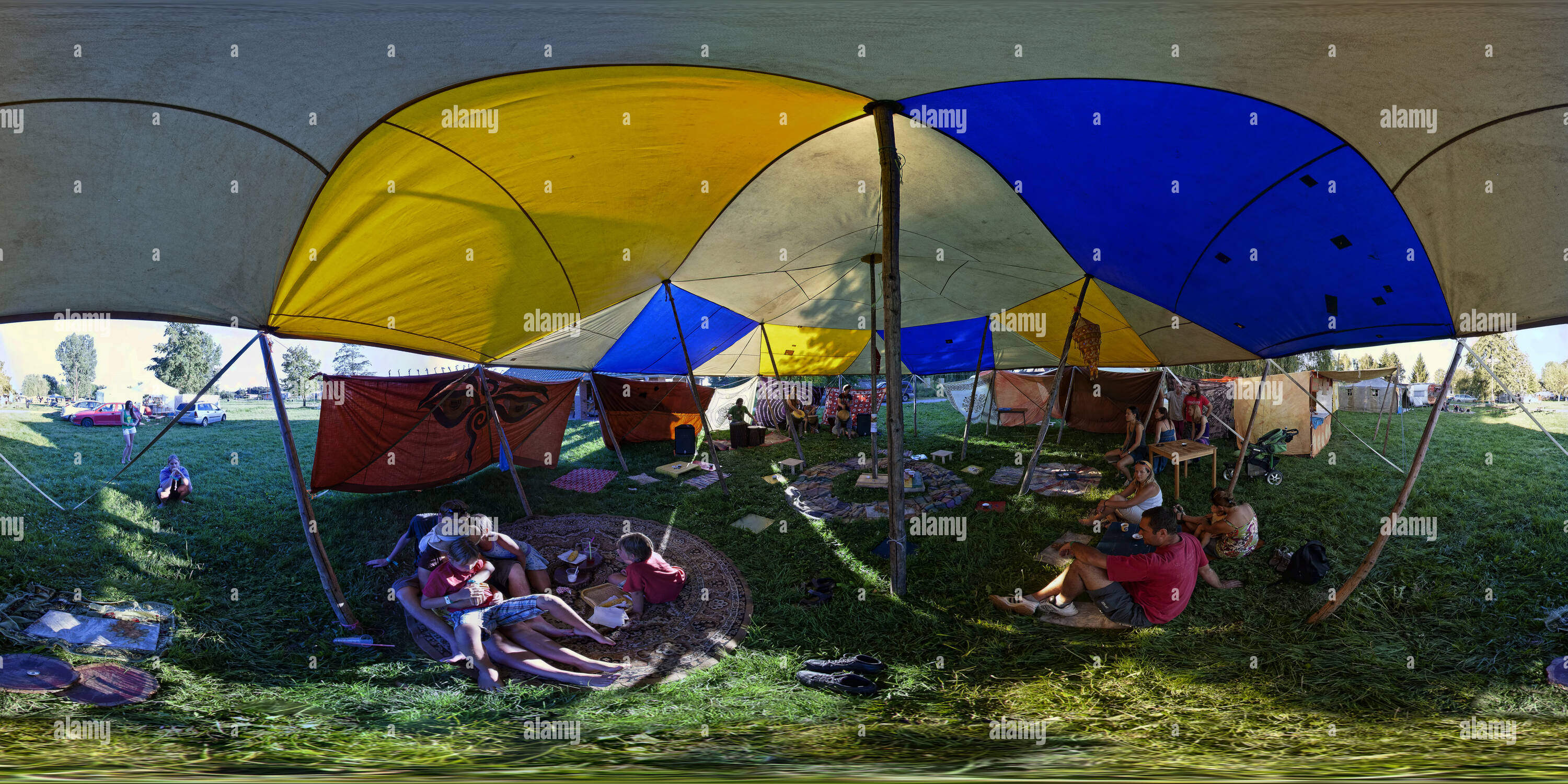 360° view of Rio carnival Rudava - Stan - Alamy