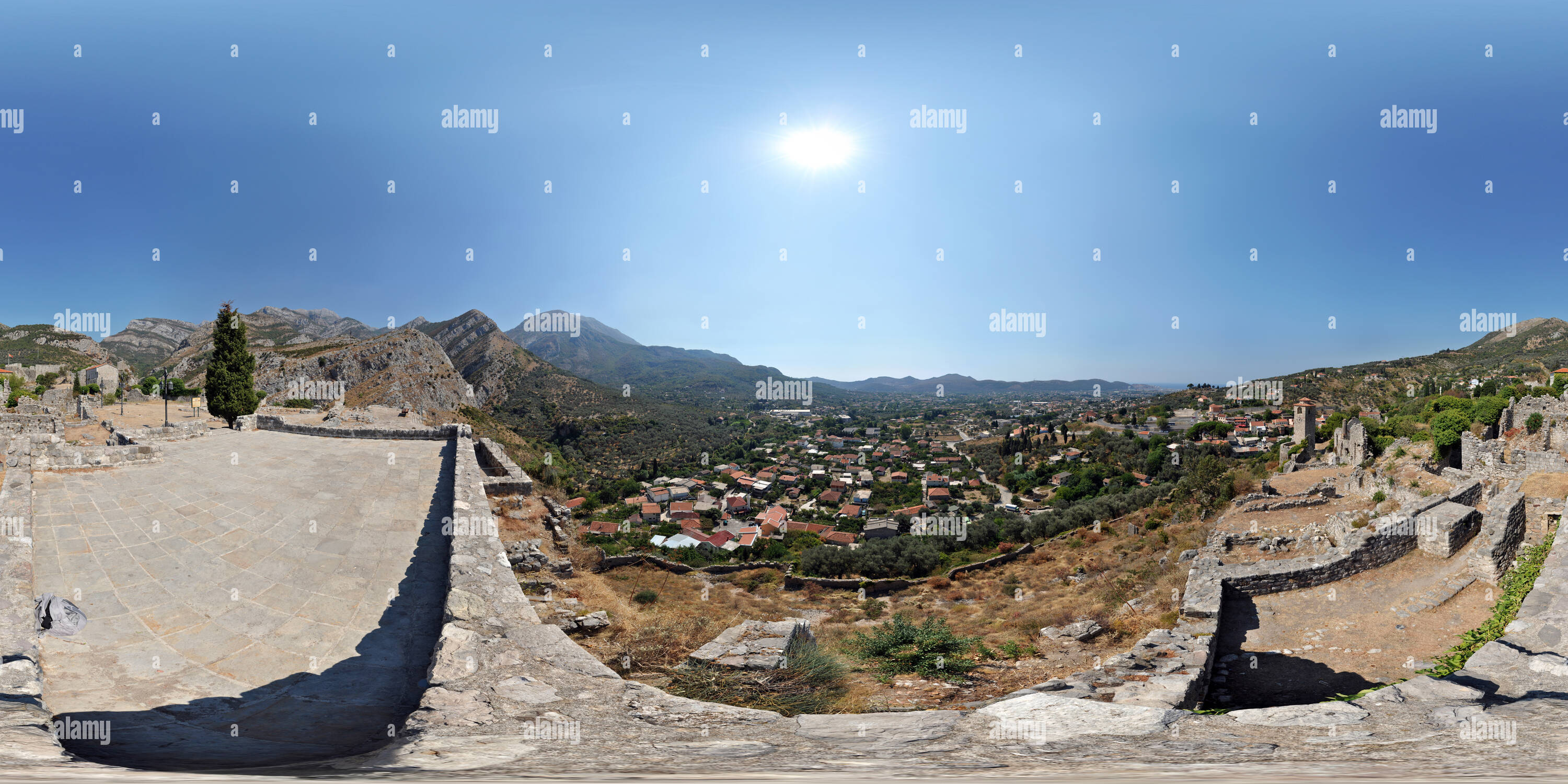 360° view of Stari Bar (Old Town Bar - Alamy