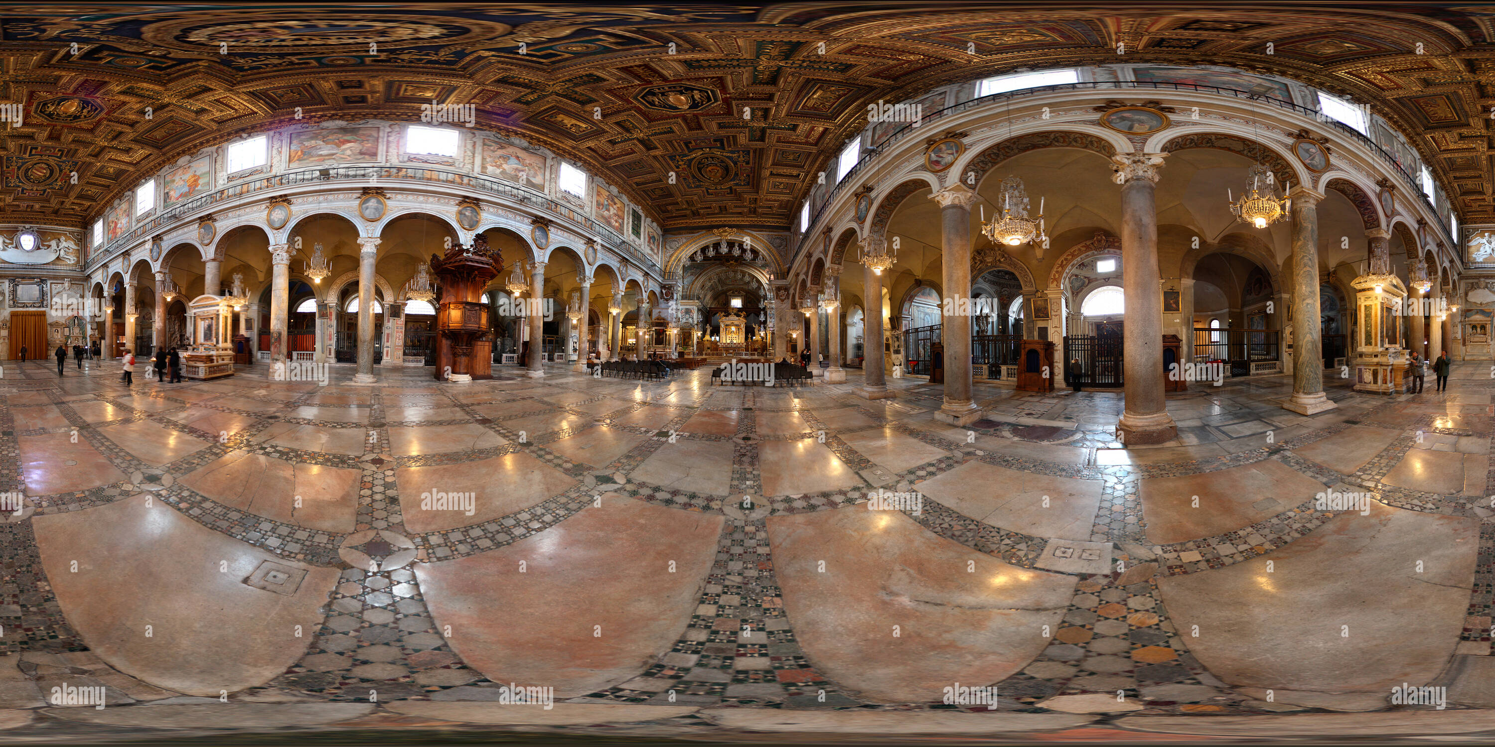 360° view of Basilica di Santa Maria in Aracoeli - Alamy