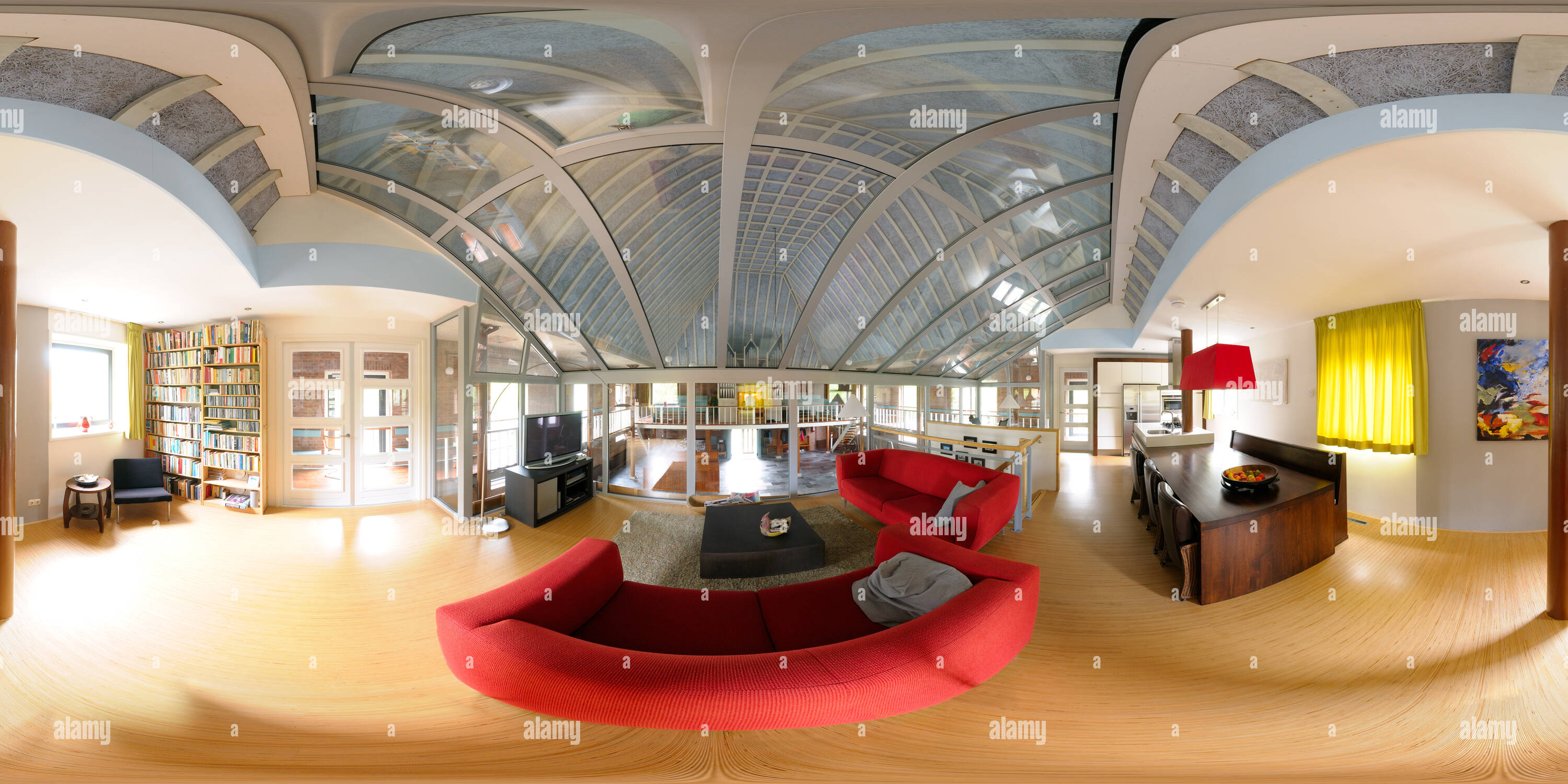 360° view of The Residence Inside The Former Reformed Church Of Ens - Alamy