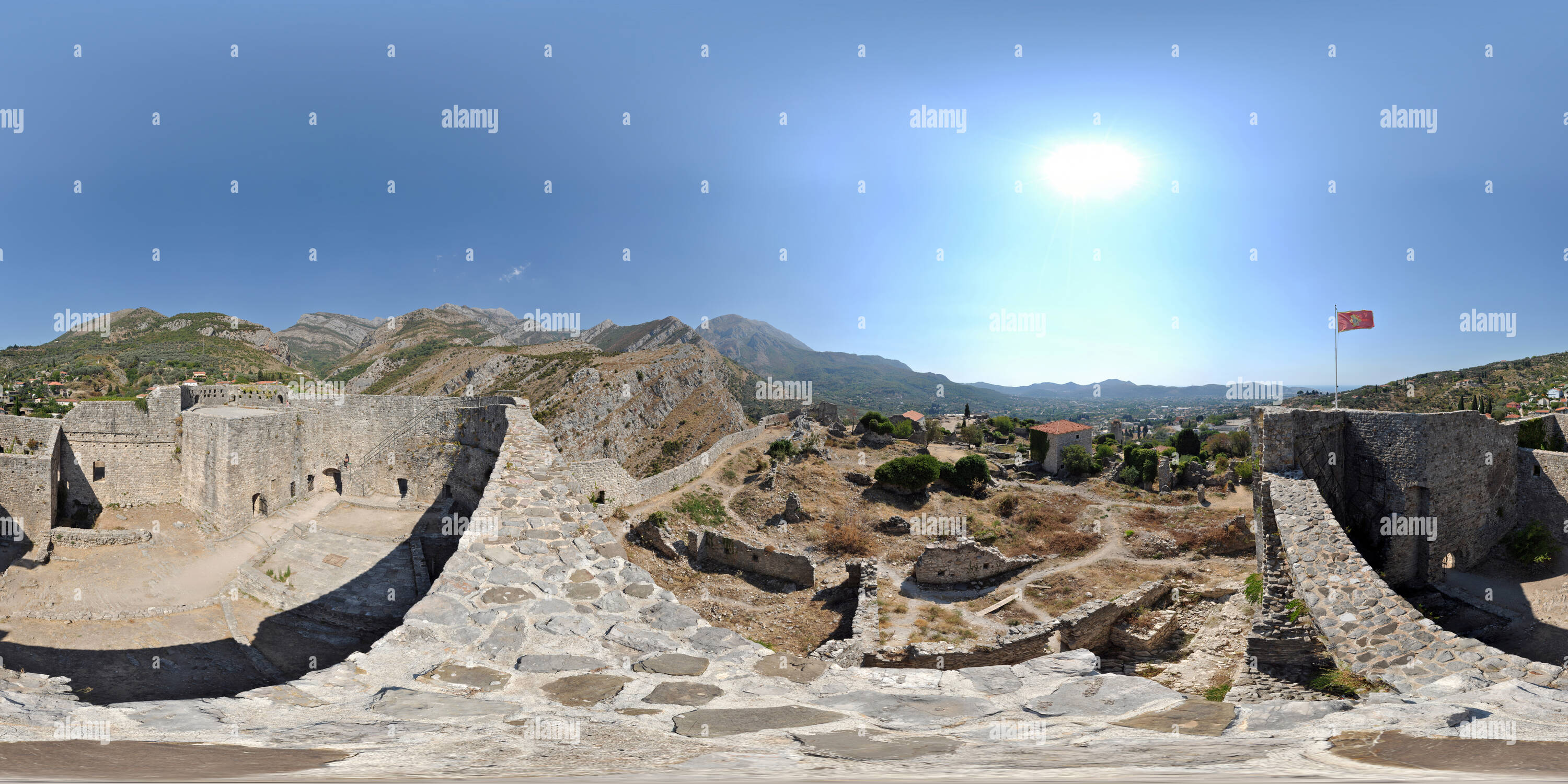 360° view of Old Bar Fortress - Alamy