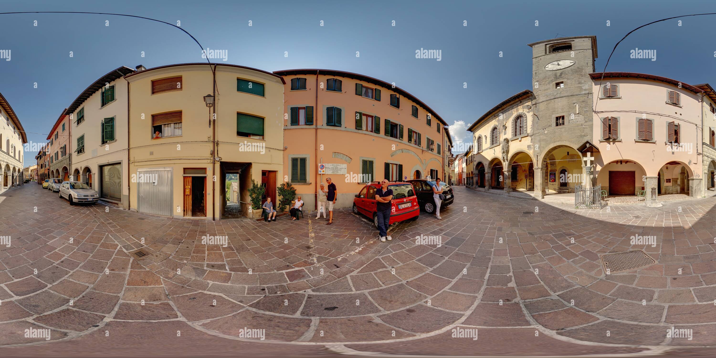 360° view of Galeata (FC) - La Torre dell'Orologio - Alamy
