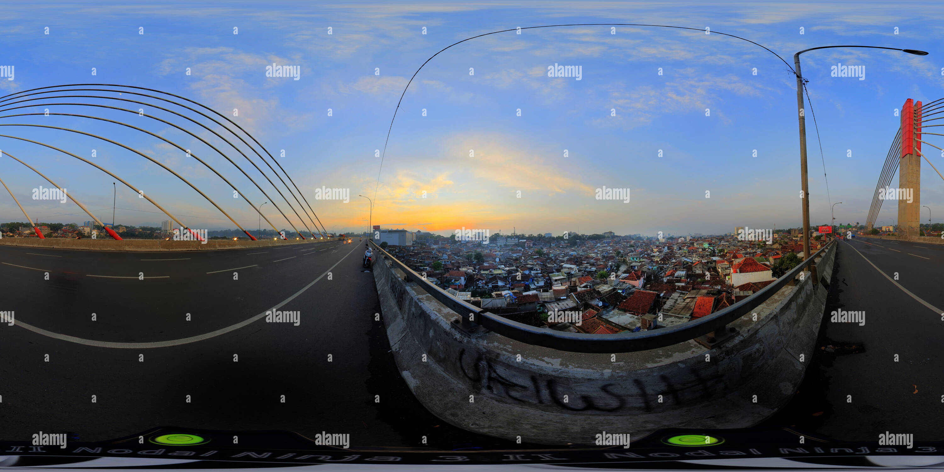 360° view of Pasupati Skyline, Bandung - Alamy