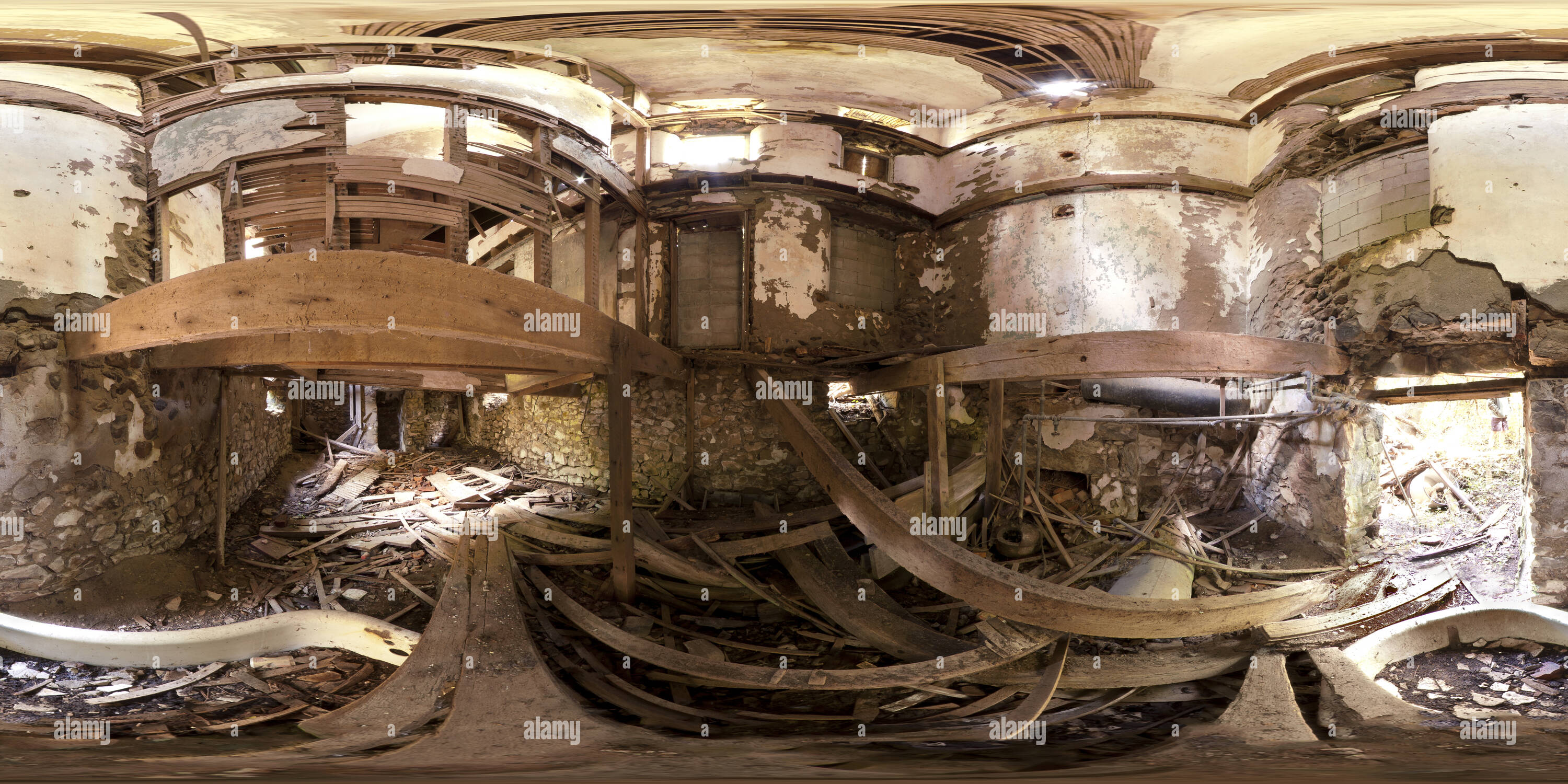 360° view of The "Yellow" House - Alamy