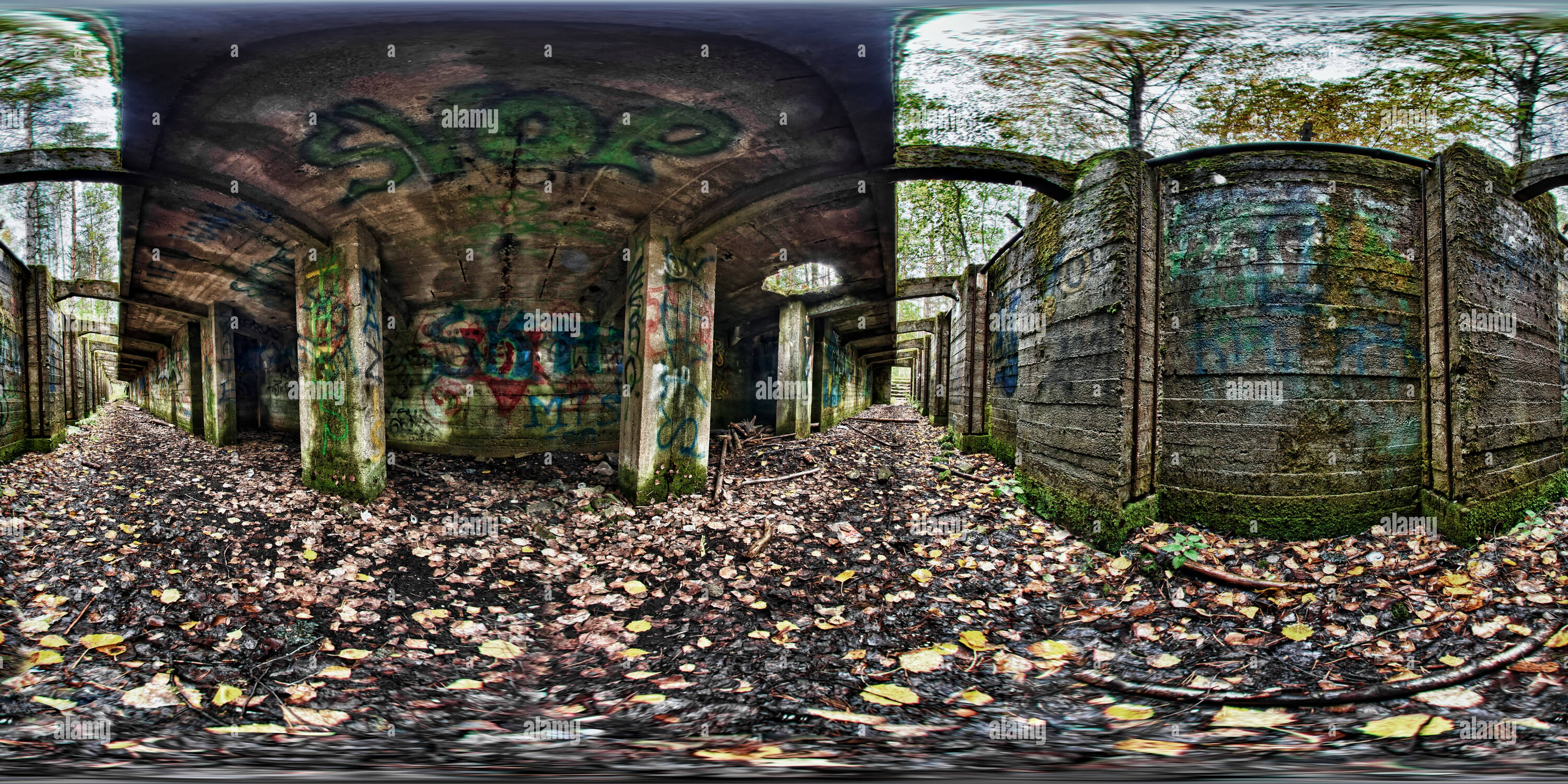 360° view of Old shooting range - Alamy