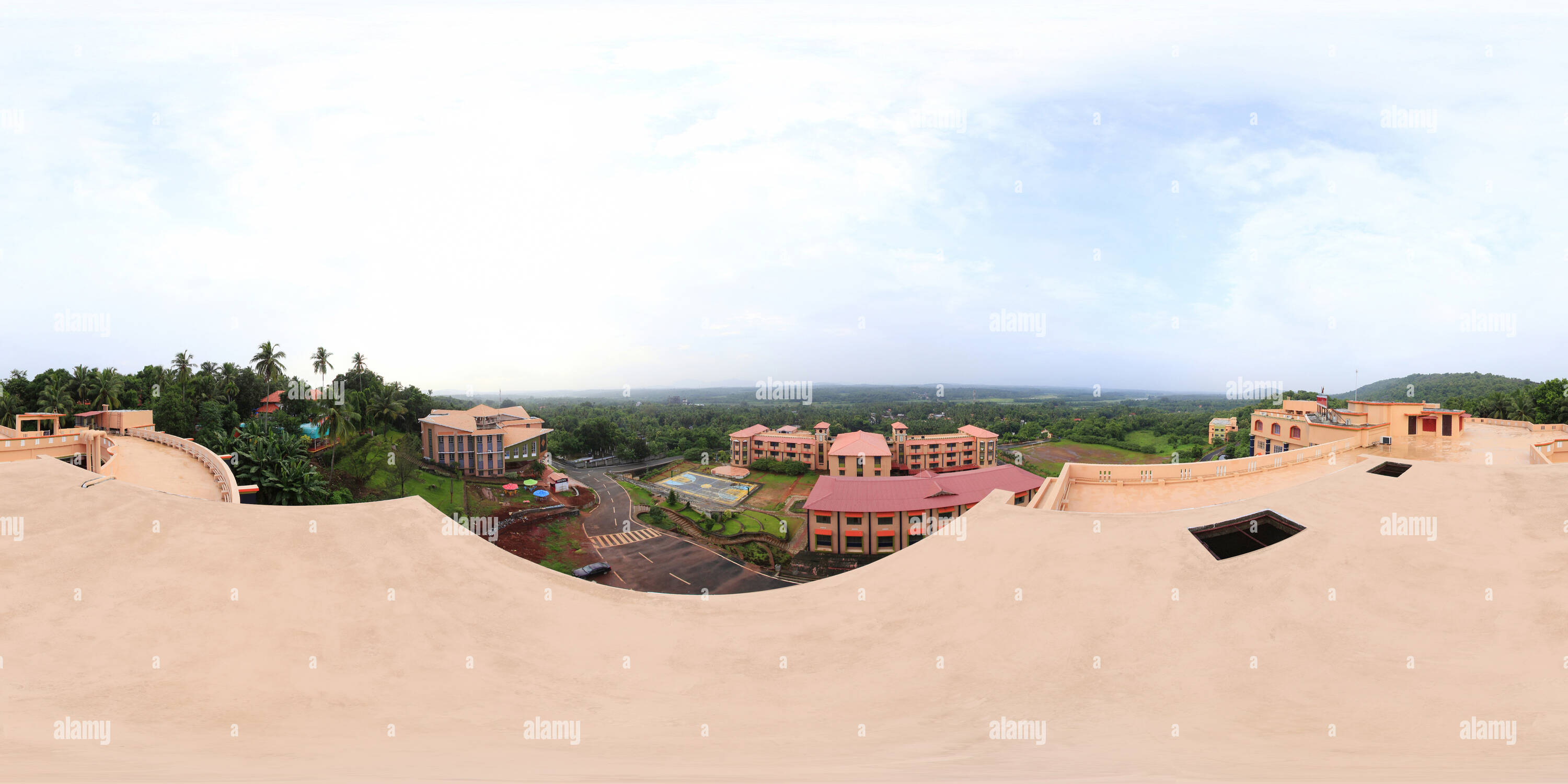 360° view of Nehru college, Aerial View - Alamy