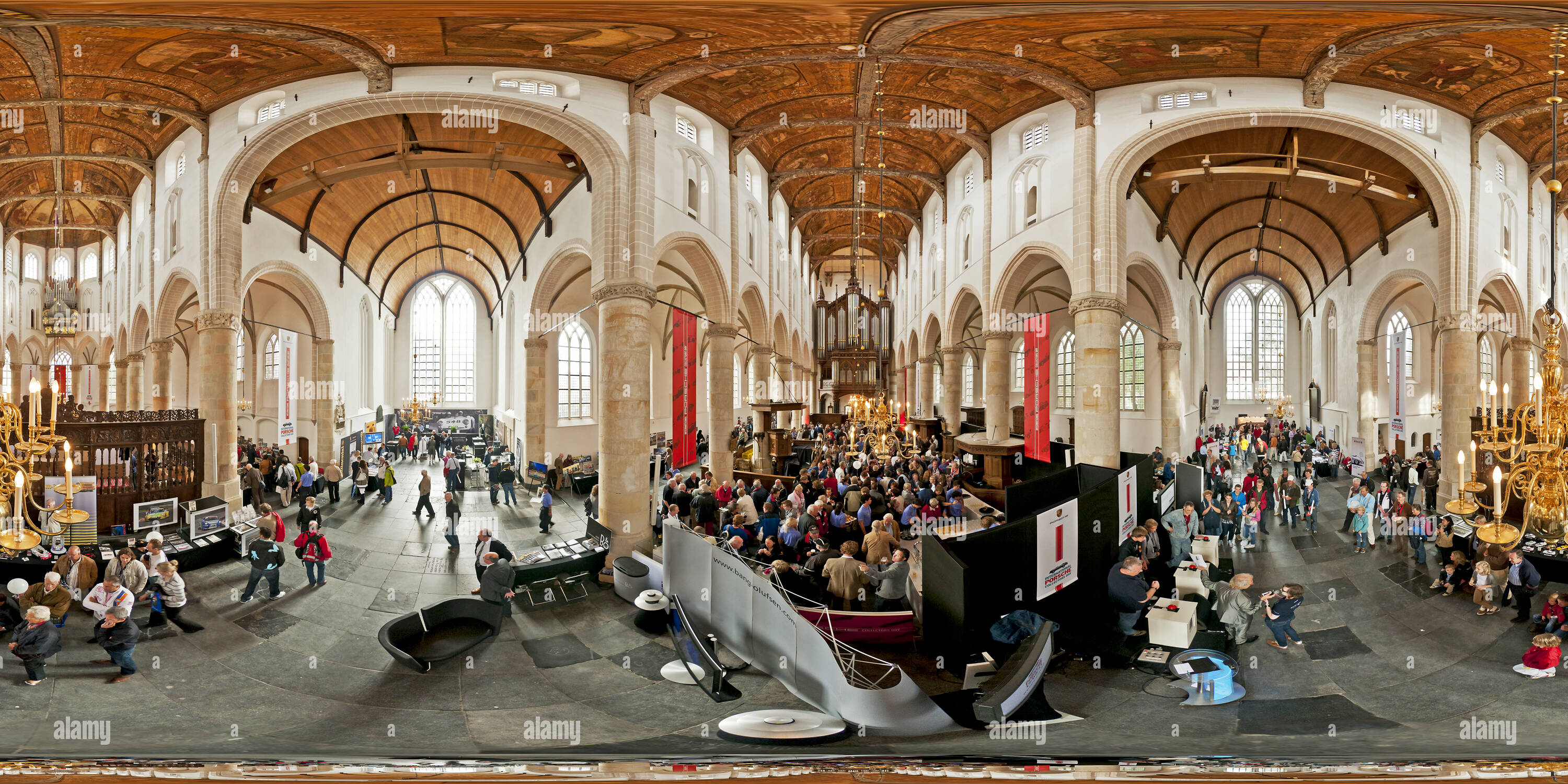 360° view of International Porsche Collectors Day 2011 - Alamy