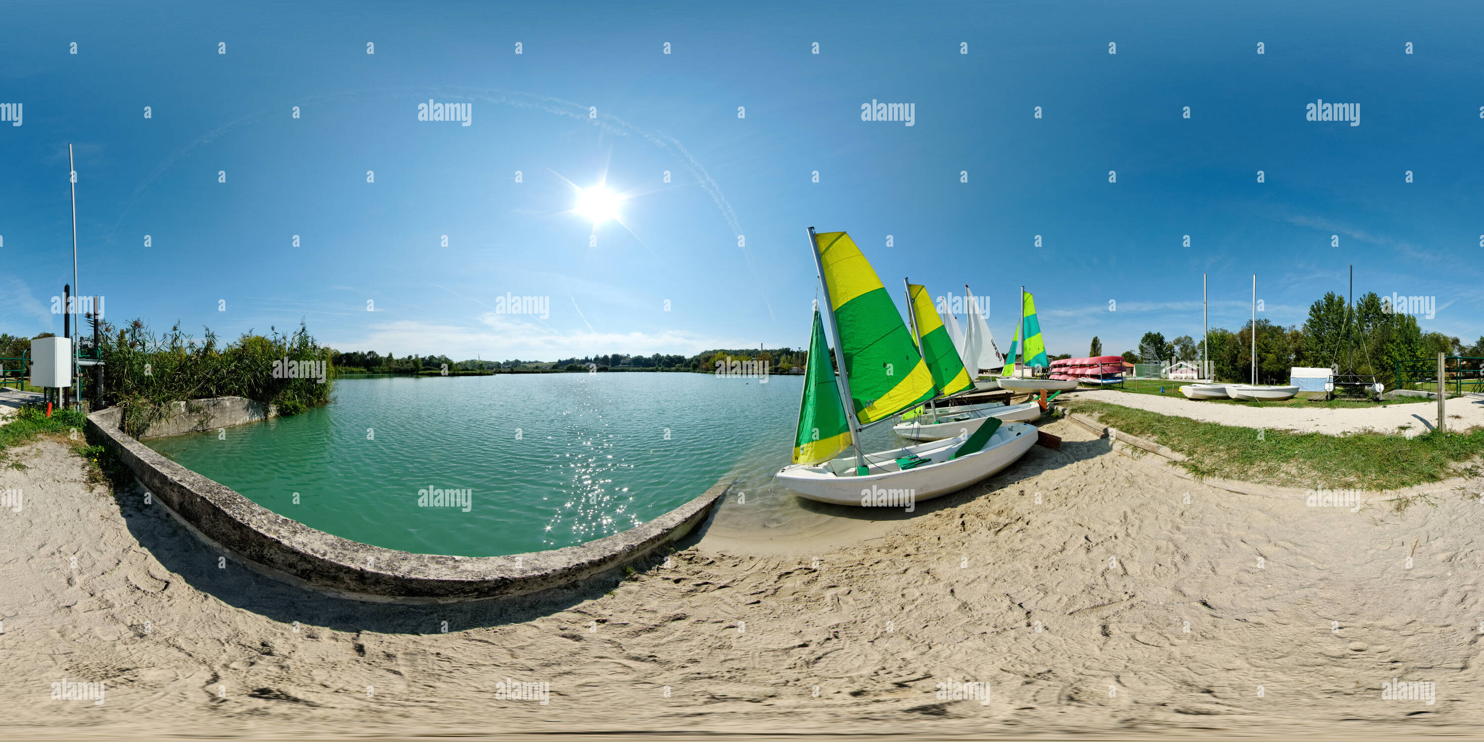 360° view of Base nautique de Jonzac - France - Alamy