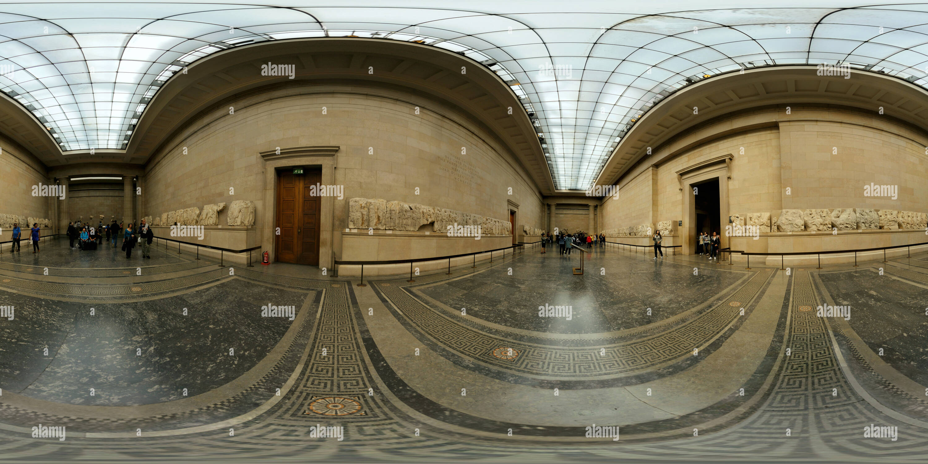360° view of Parthenon marbles, British museum - Alamy
