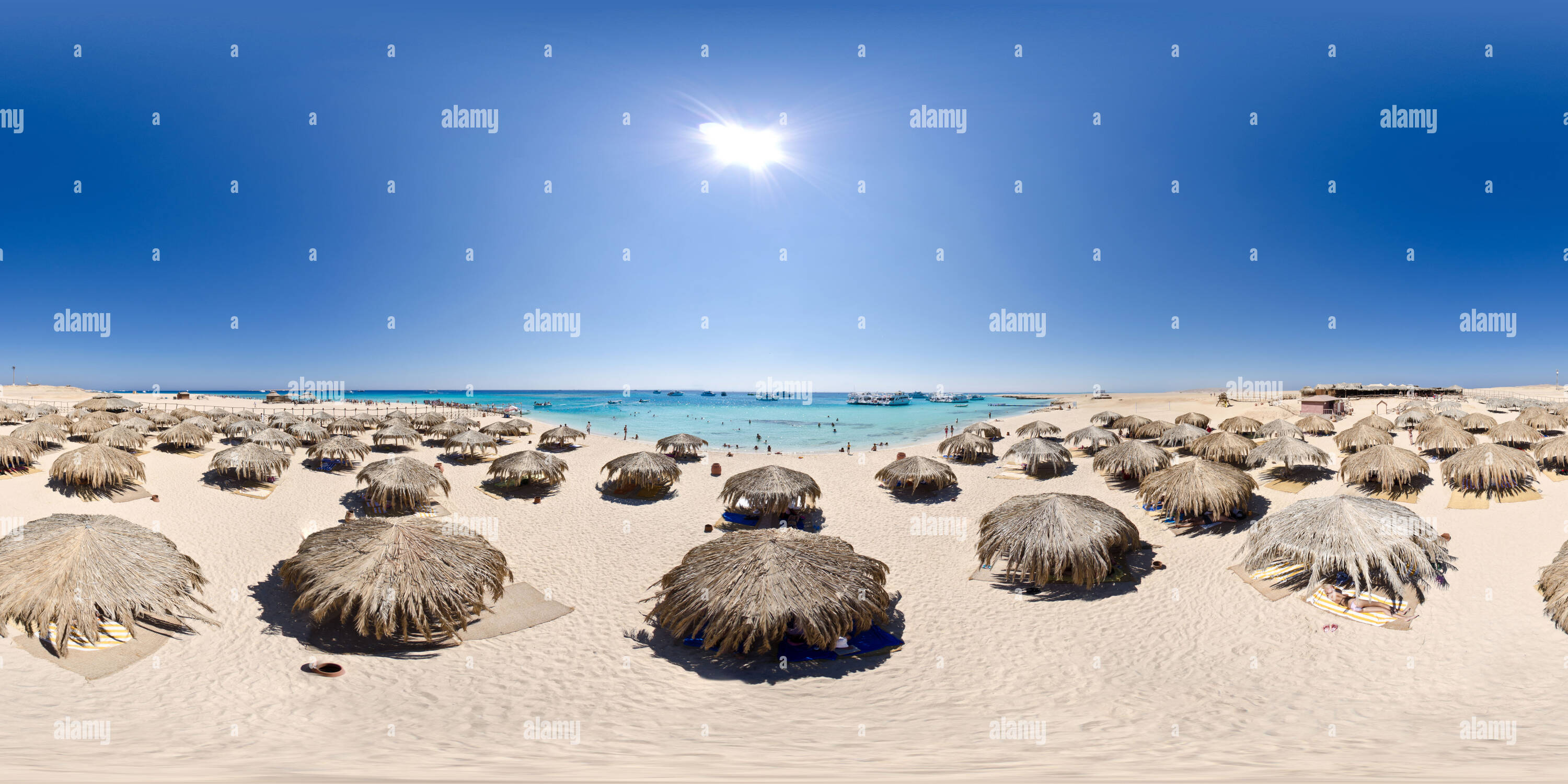 360° view of Paradise Island Hurghada 11 - Alamy