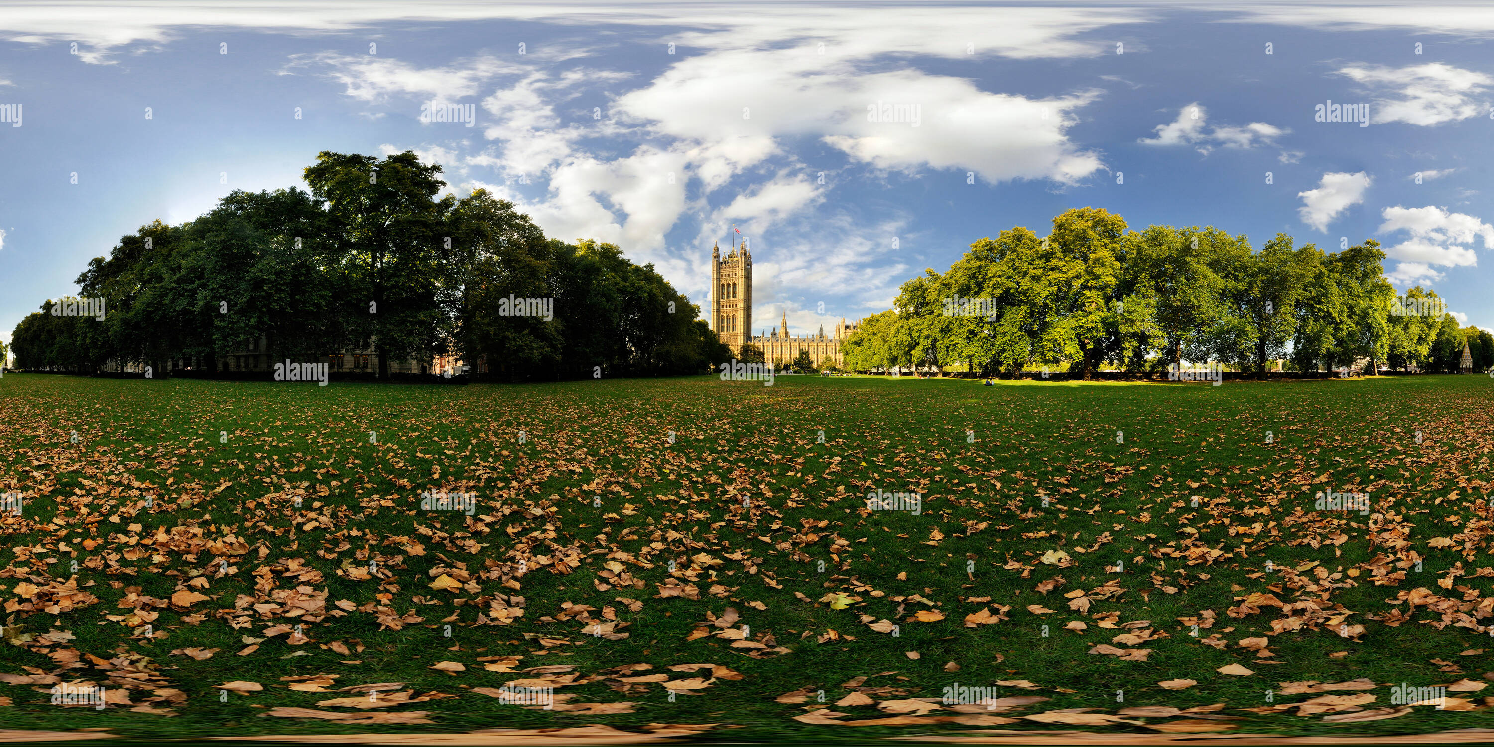 360° view of Victoria Tower Gardens - Alamy