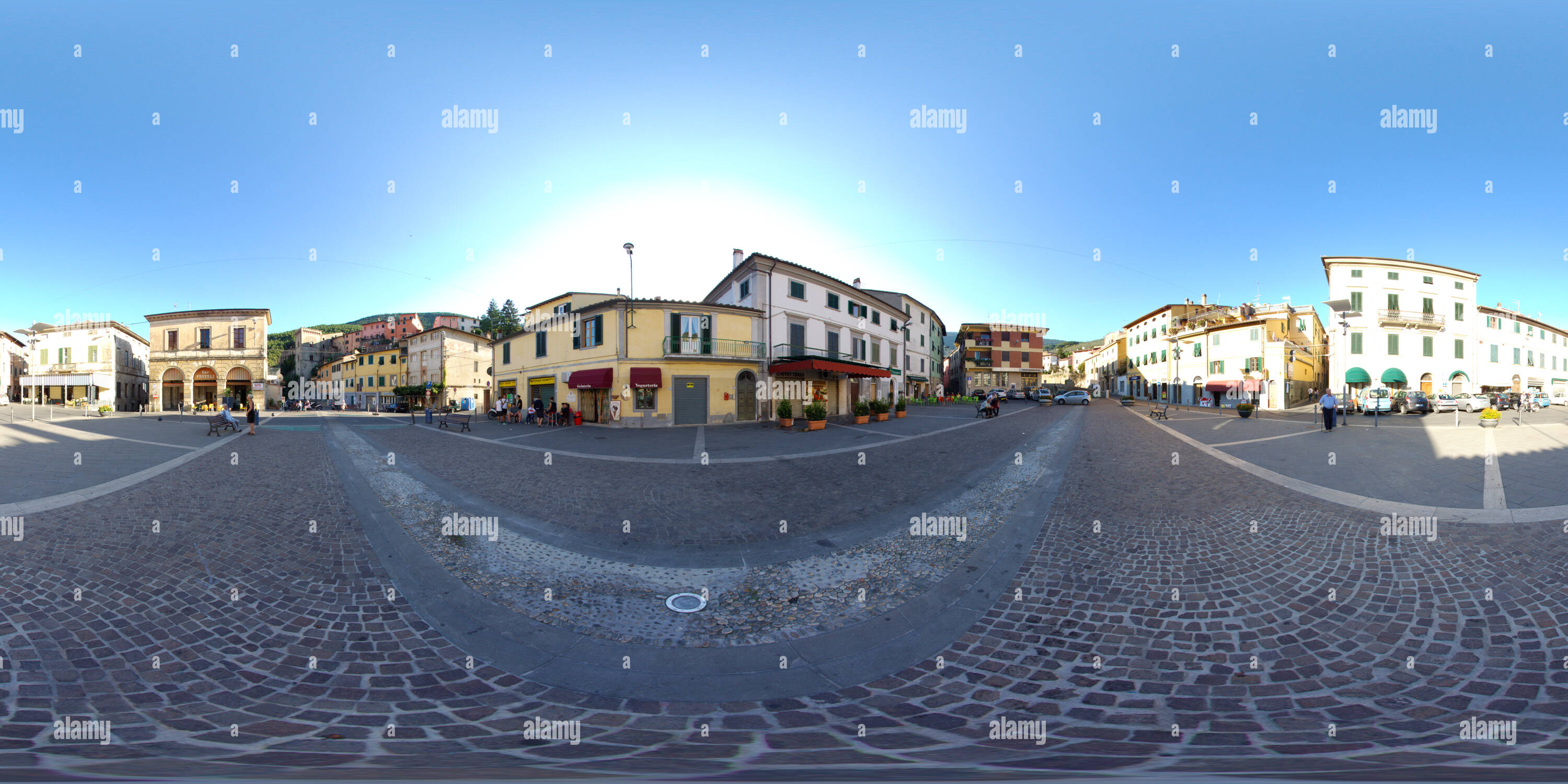 360° view of Buti-Piazza Giuseppe Garibaldi - Alamy