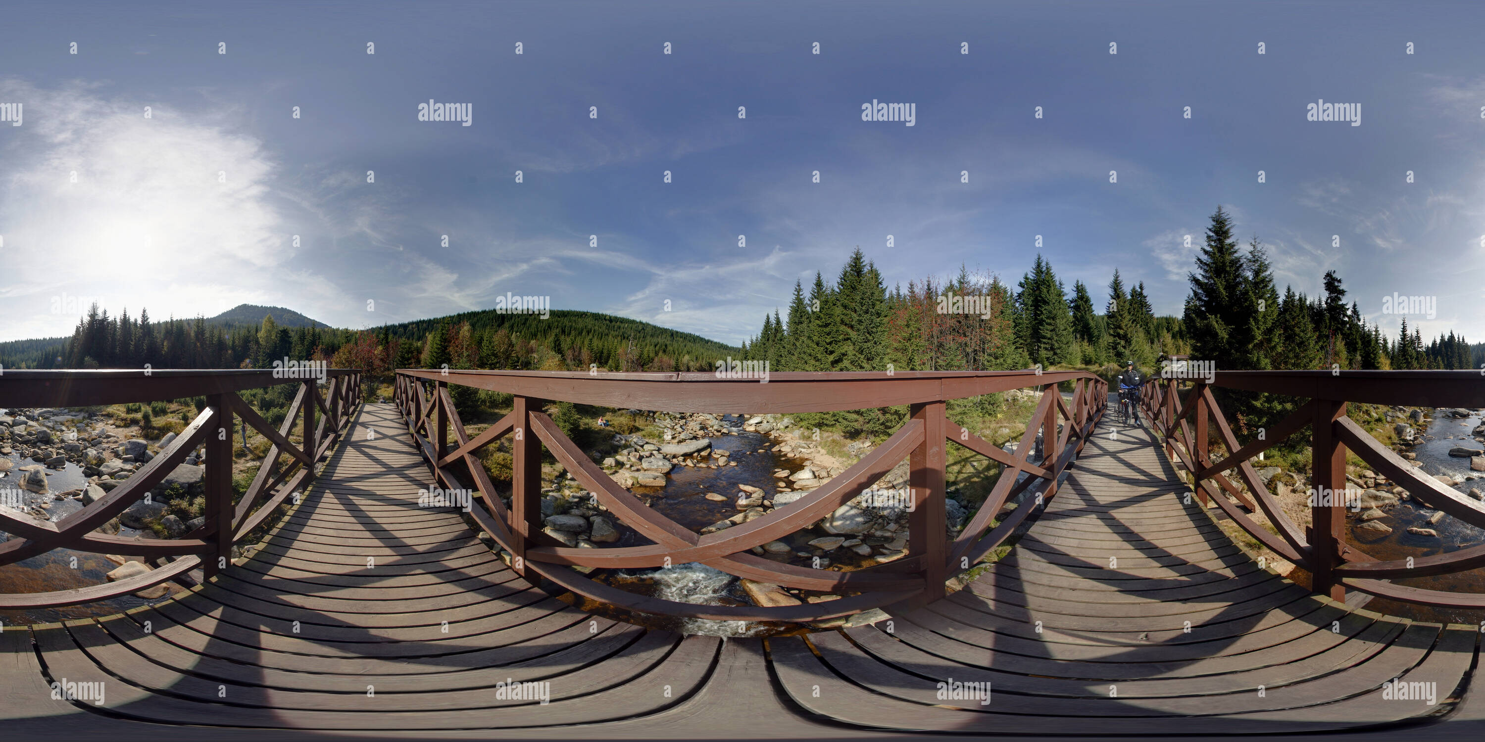 Polish czech border bridge hi-res stock photography and images - Alamy