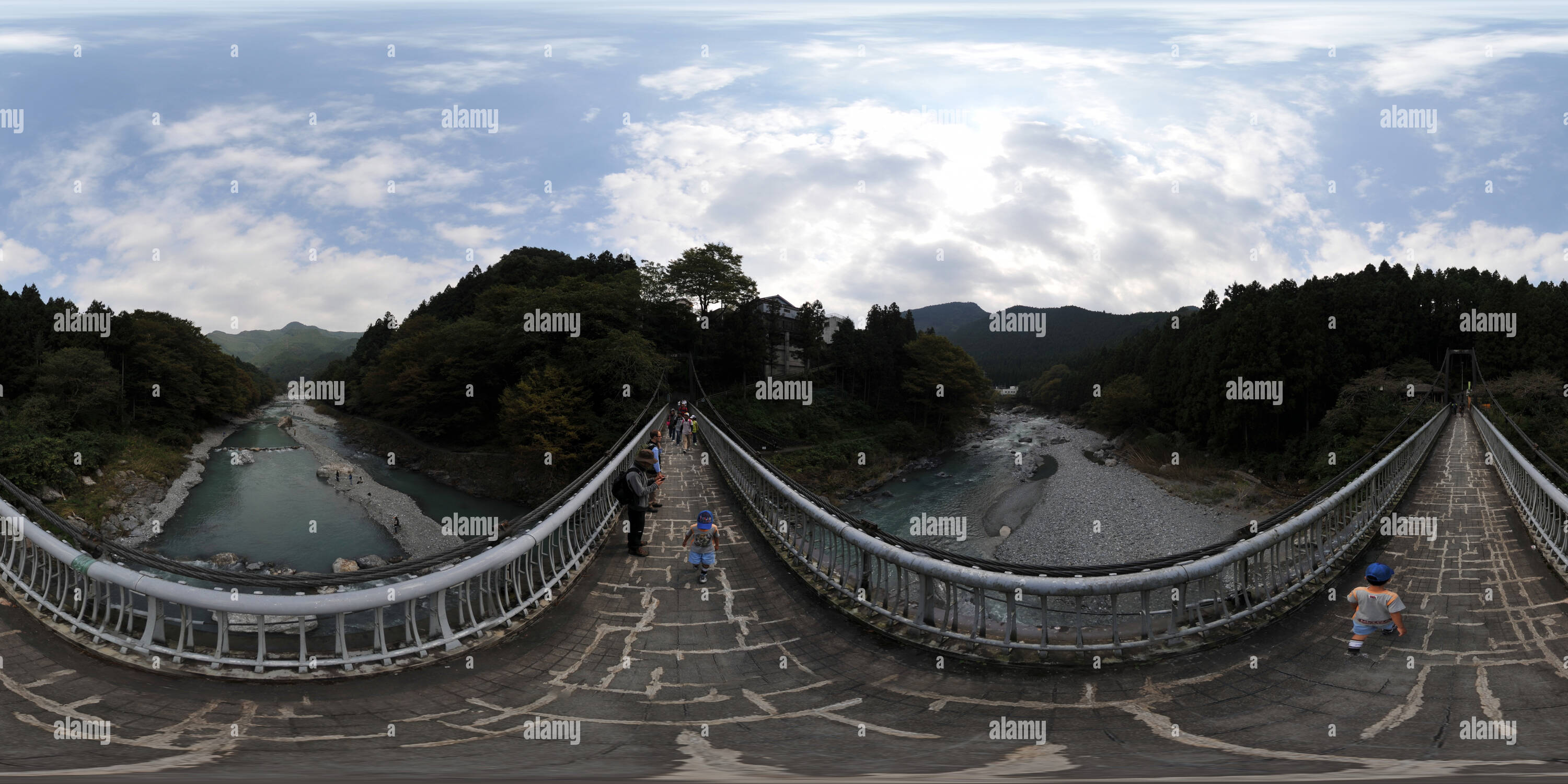 360° view of Tama river - near Mitake Station - Tokyo - Alamy