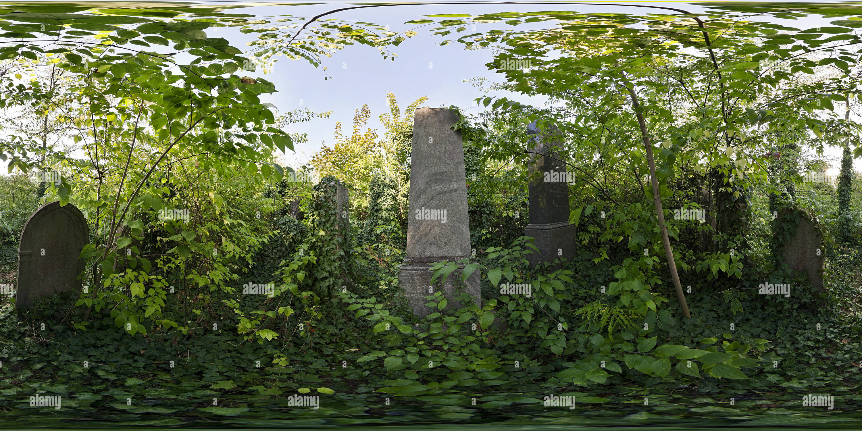 360° view of Szeged Jewish cemetery - Pick Mark's tomb - Alamy