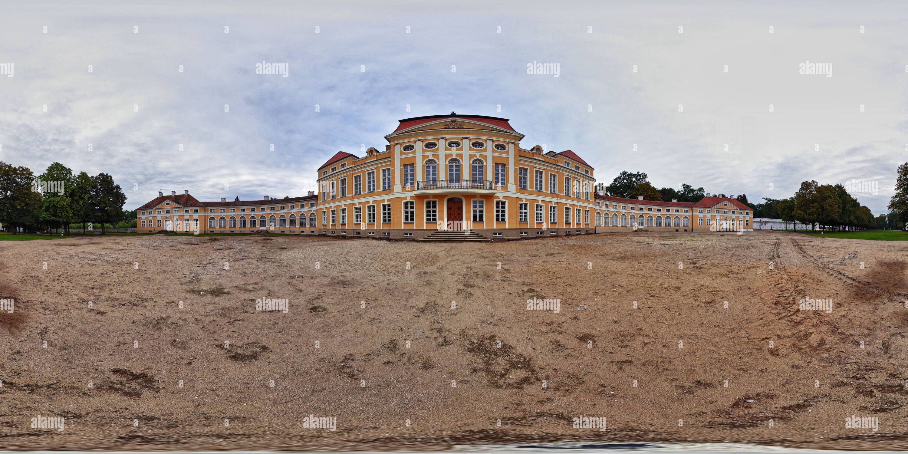 360° view of Rogalin Palace #1 - Alamy