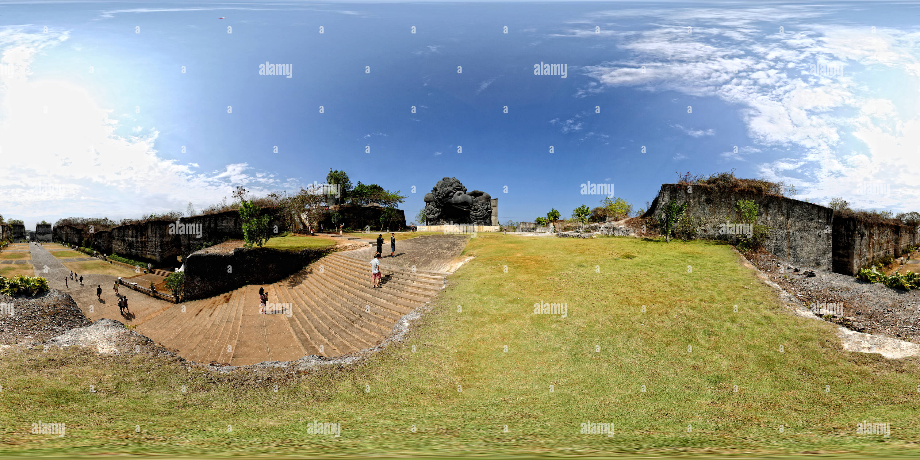 360° view of Plaza Garuda, Garuda Wisnu Kencana Cultural Park - Alamy