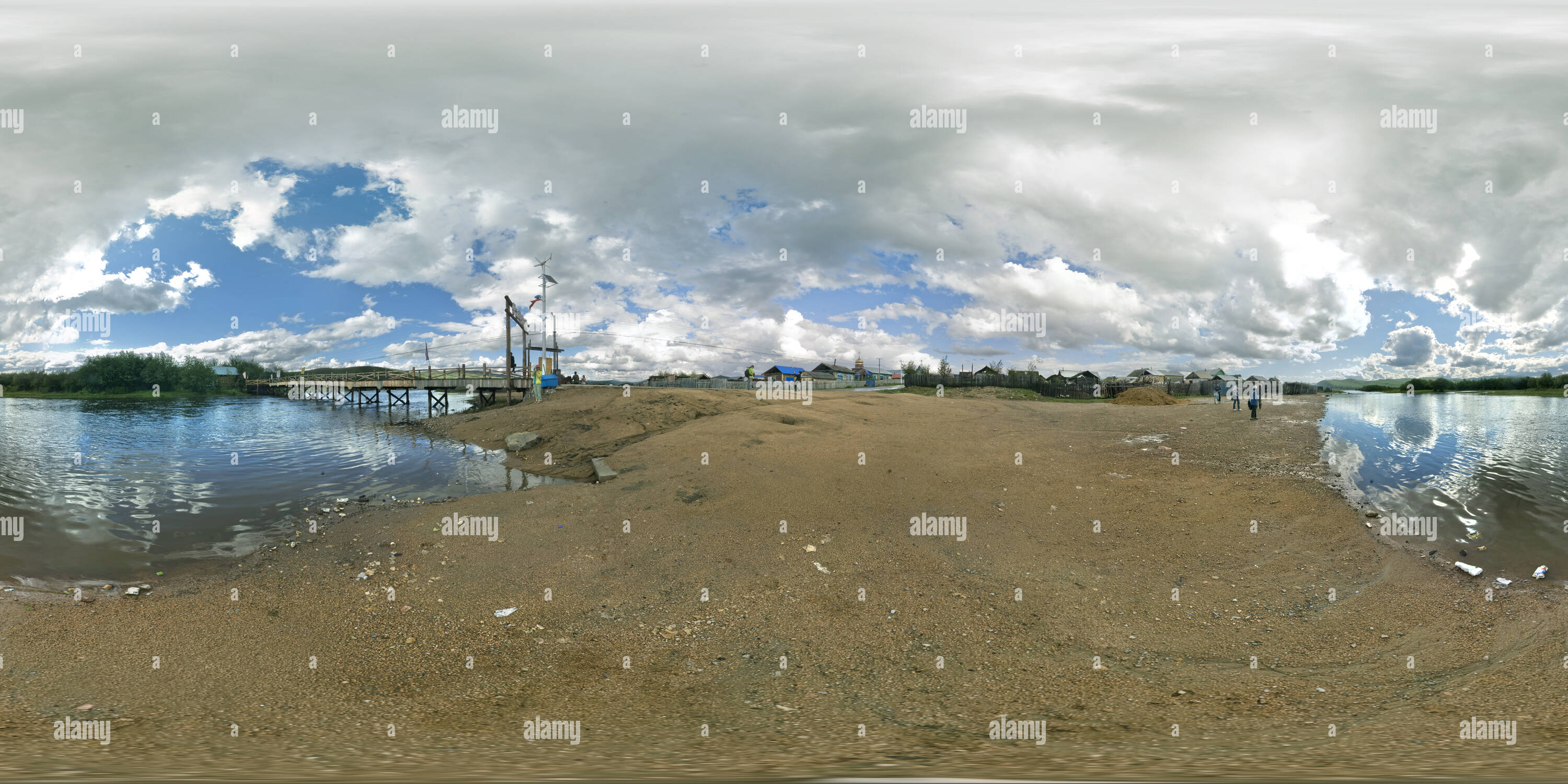 360° view of Enhe Russian village 5 in Eerguna——The Ha Uhl River Cloud ...