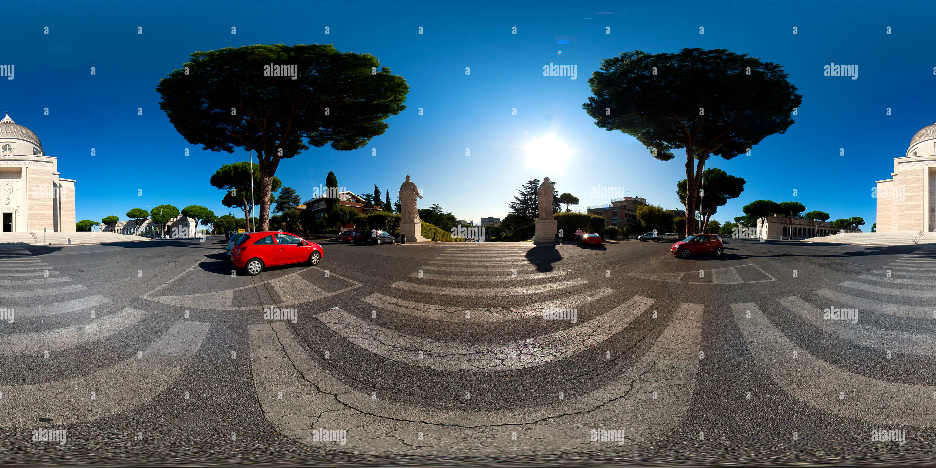 360° view of Basilica dei Santi Pietro e Paolo - Eur - Rome - Alamy